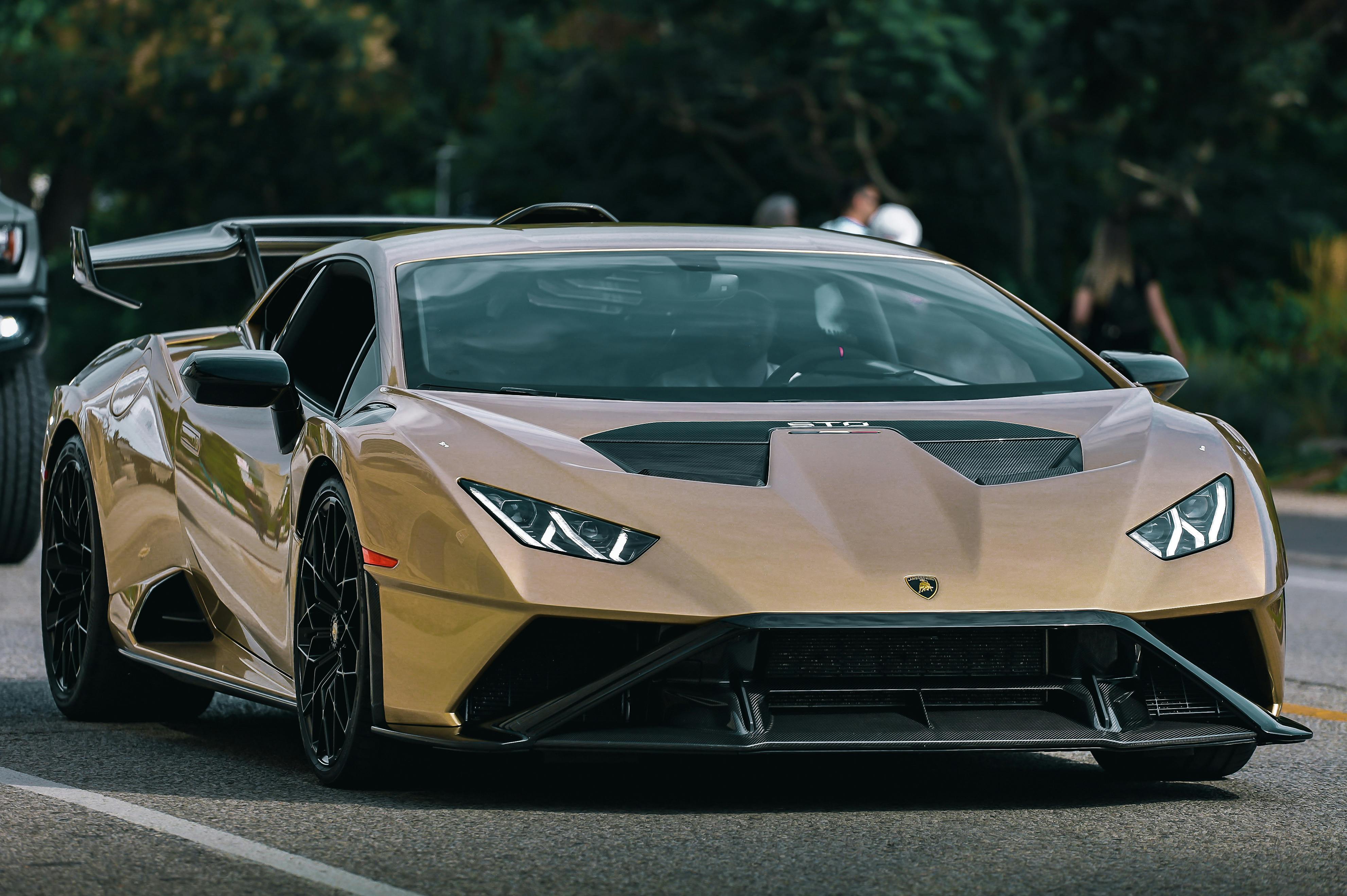 Photo of Parked Lime Green Lamborghini · Free Stock Photo