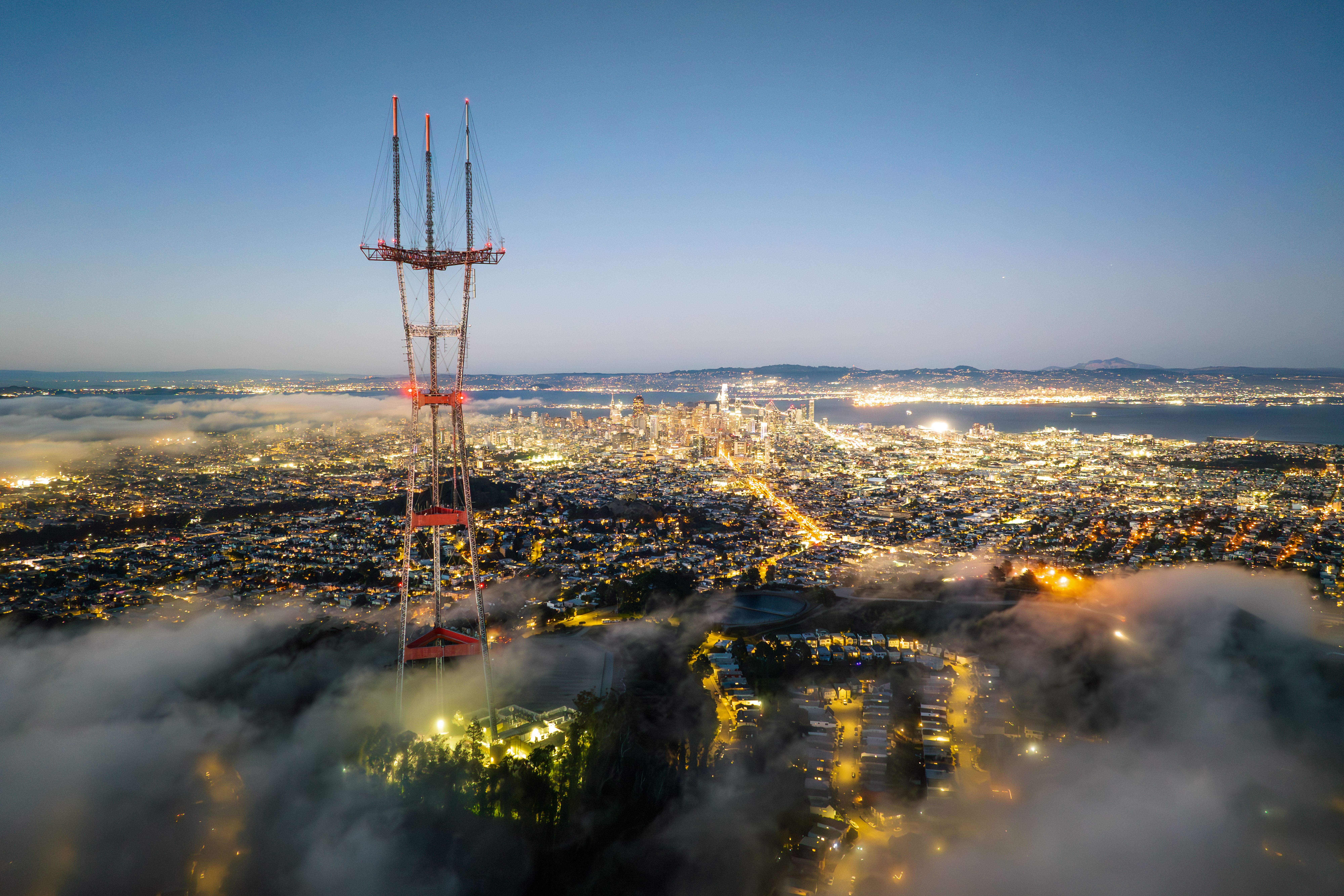 San Francisco Cityscape with Sutro Tower · Free Stock Photo