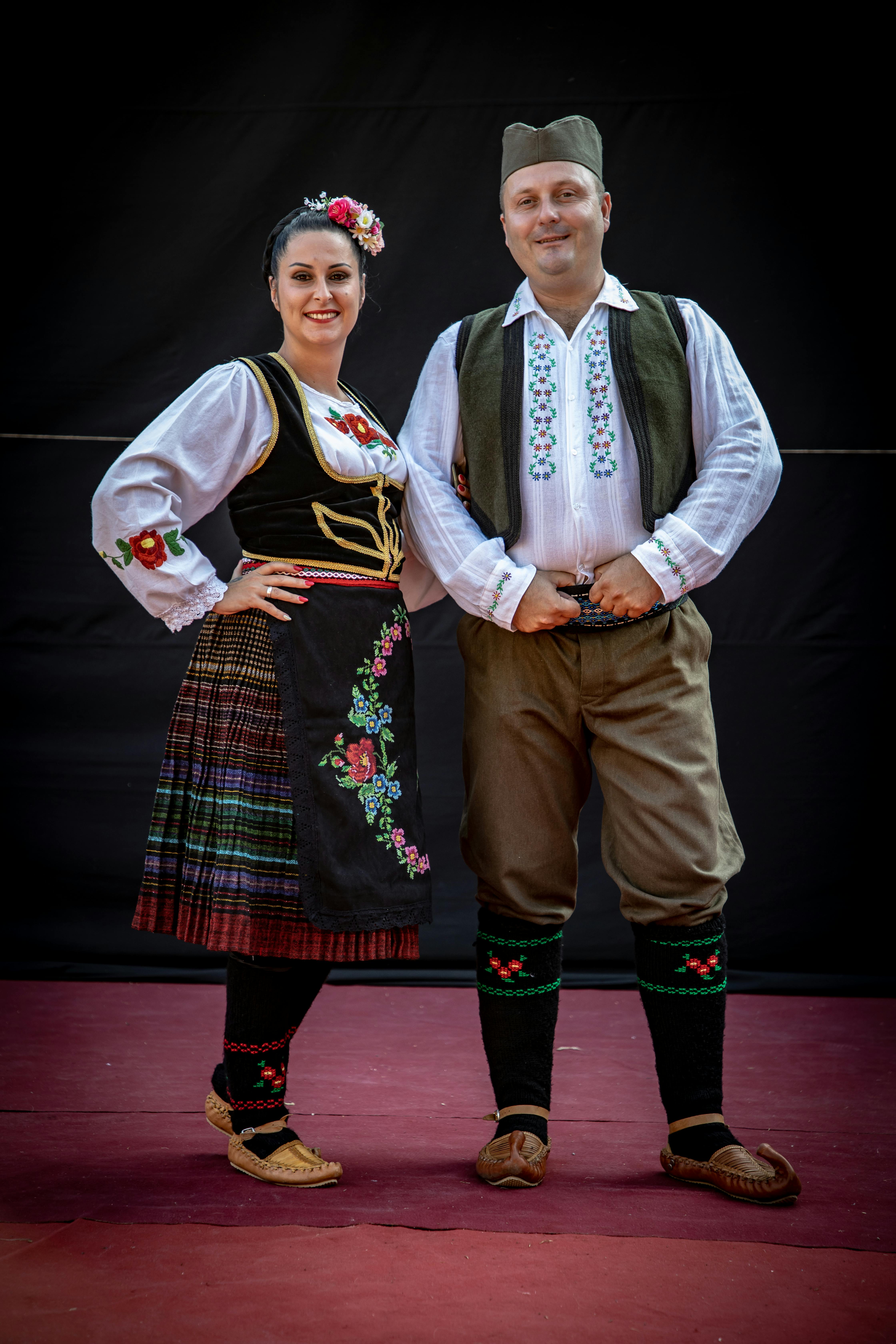 Model in Folklore Costume · Free Stock Photo