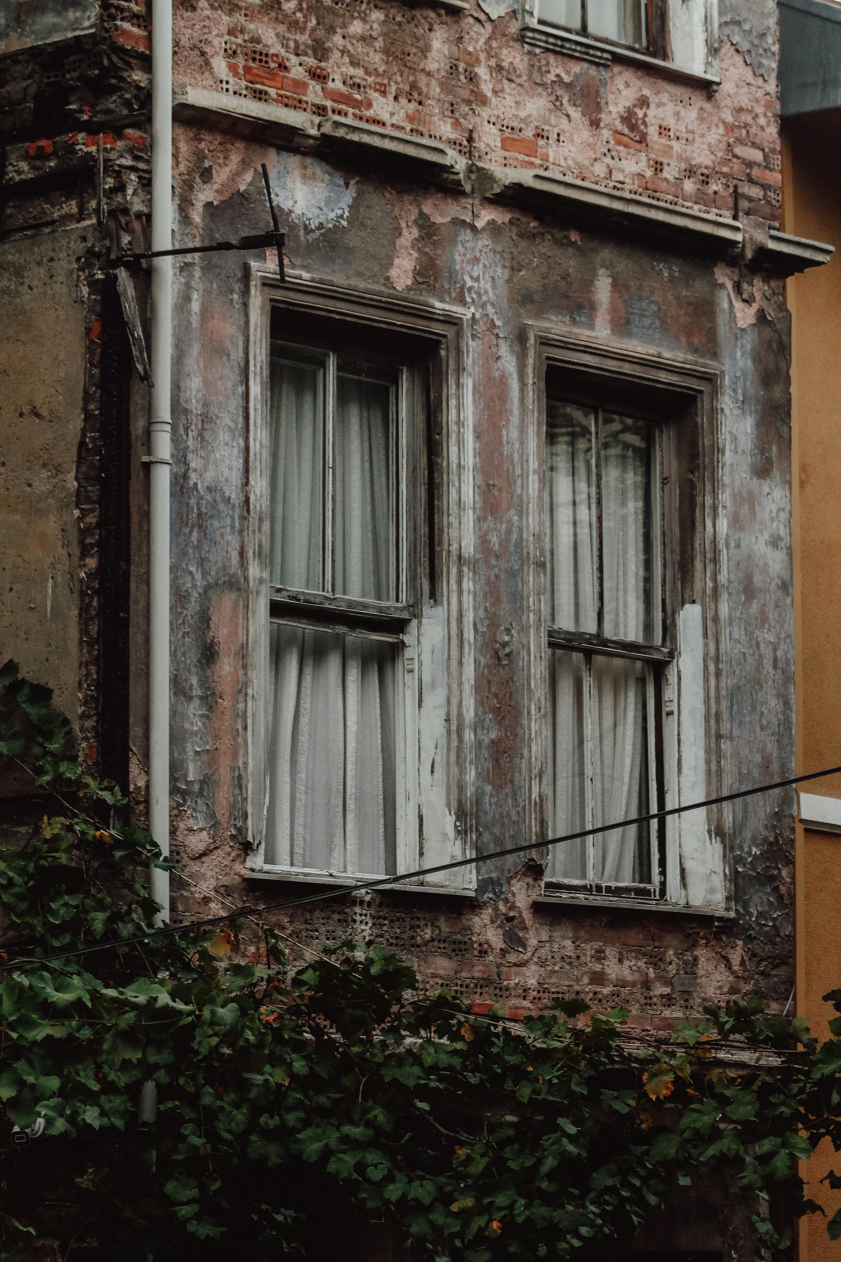Windows in an Abandoned Building · Free Stock Photo