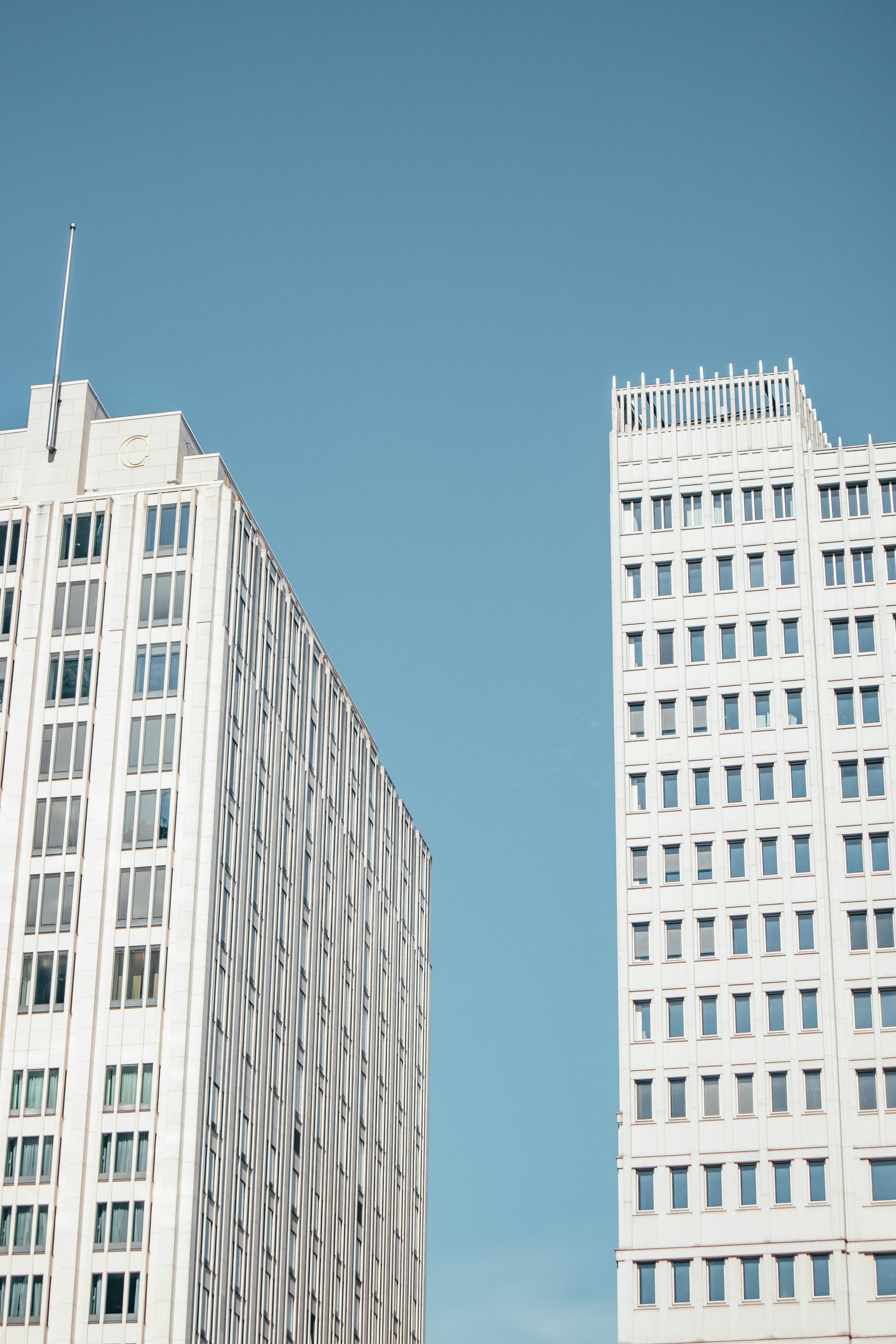 White Skyscrapers in City · Free Stock Photo