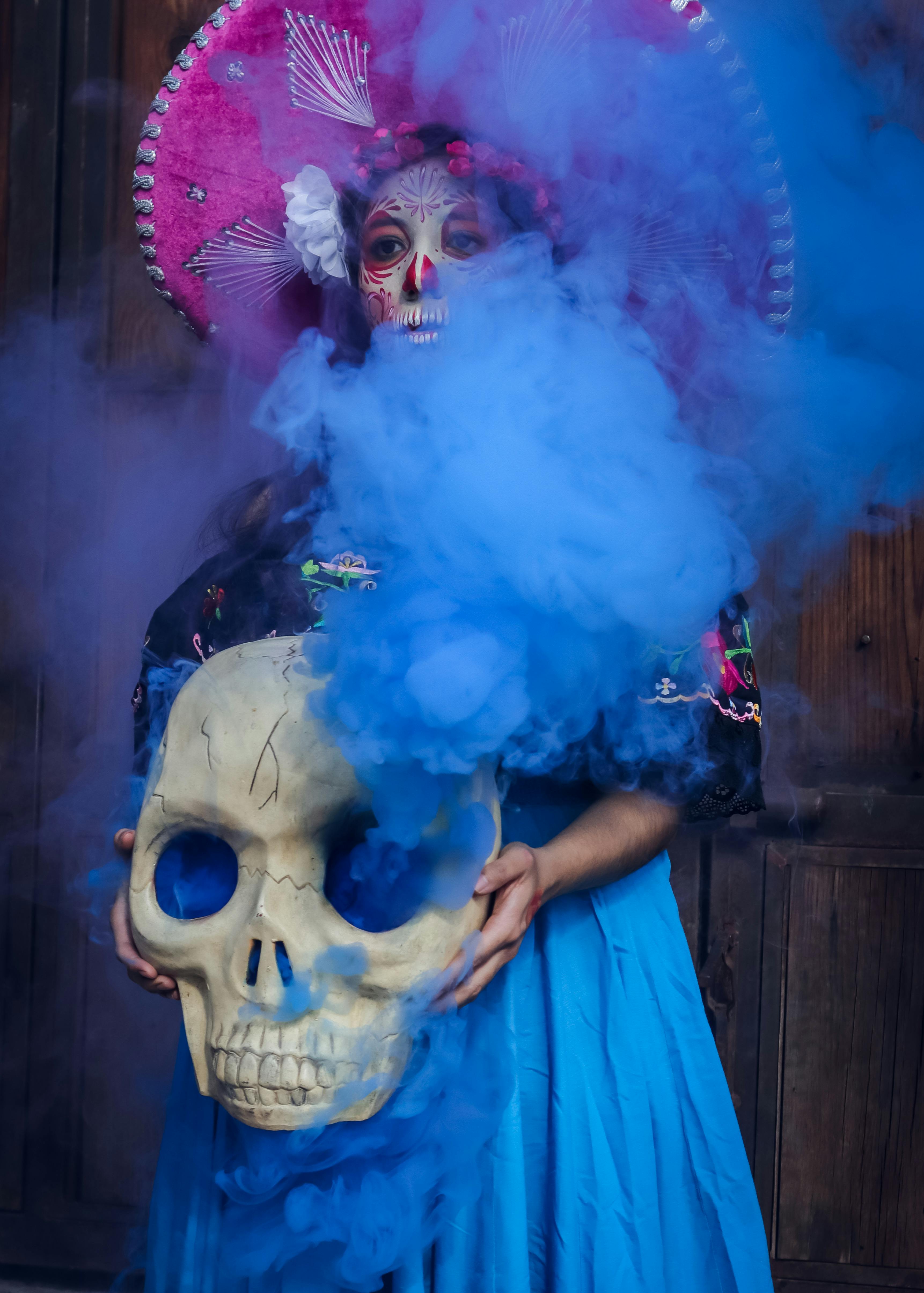 Foto de stock gratuita sobre arte mexicano, calavera, cara decorativa ...