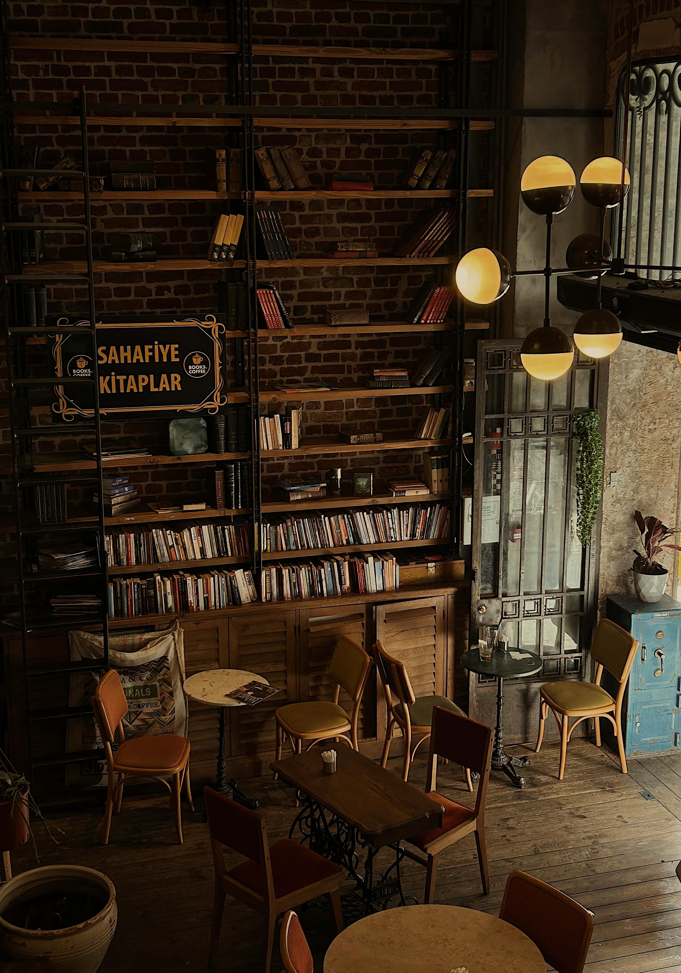 Bookshelf Cafe Photos, Download The BEST Free Bookshelf Cafe Stock ...