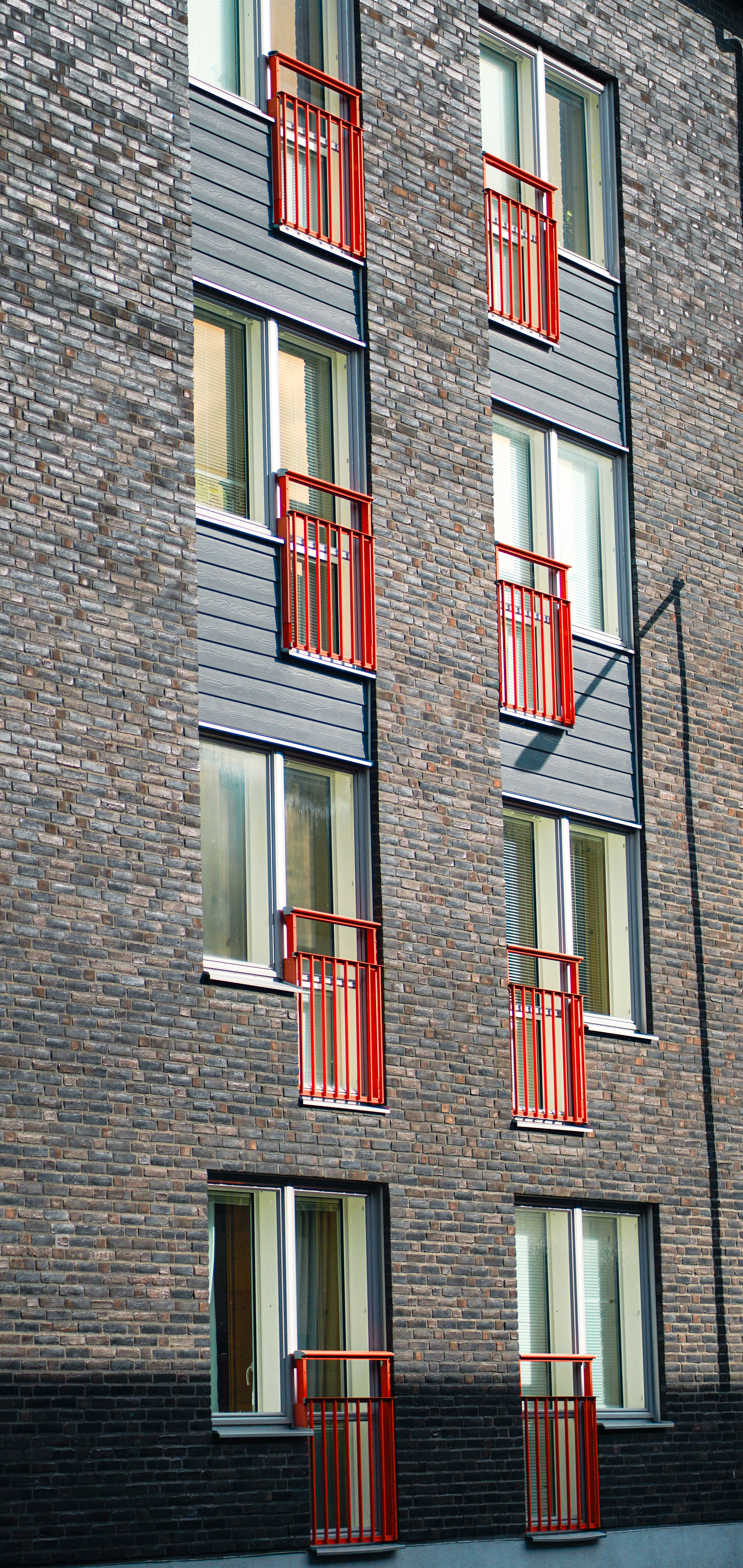 Windows of a Residential Building · Free Stock Photo