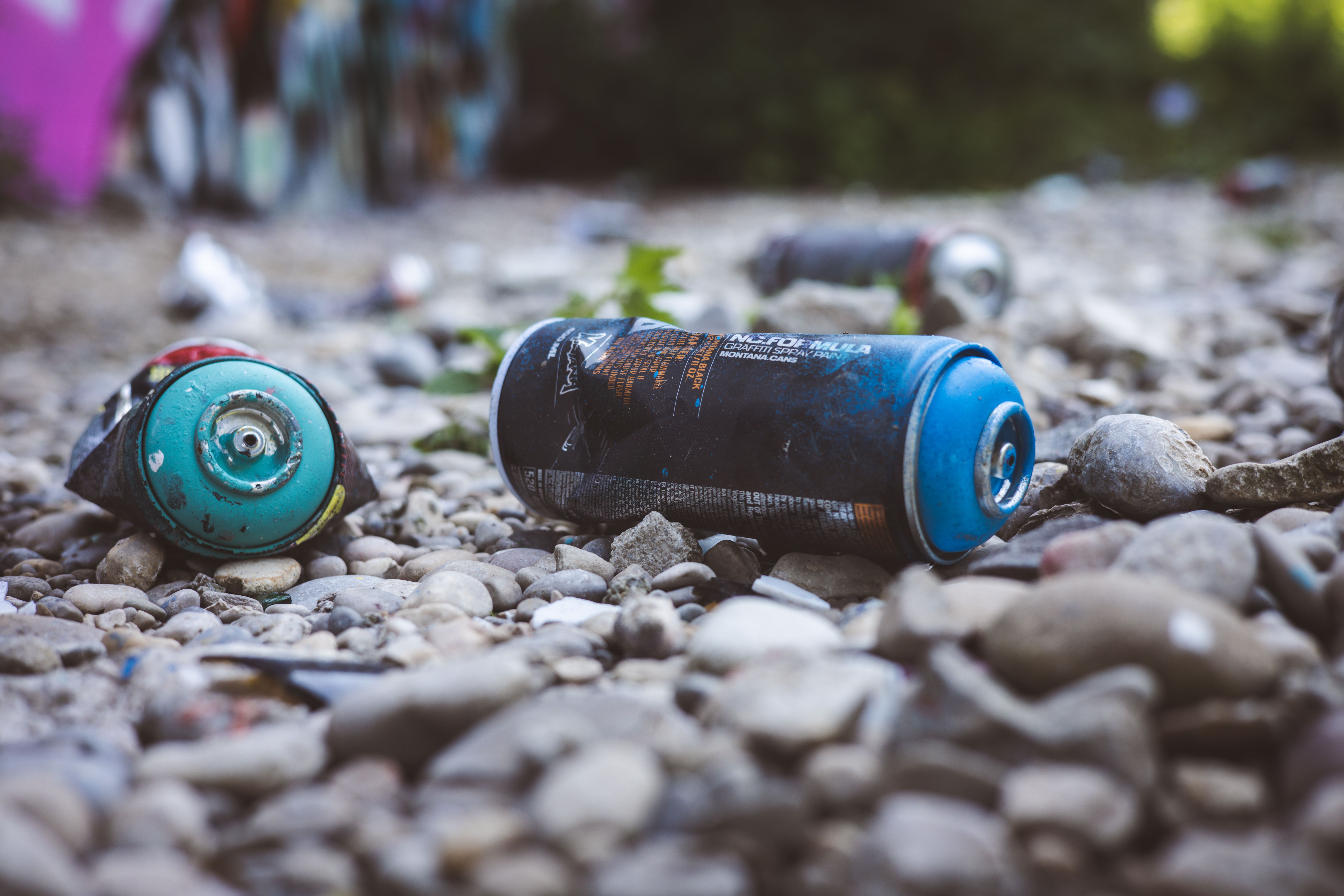 Red Metal Drum on a Picnic Ground · Free Stock Photo