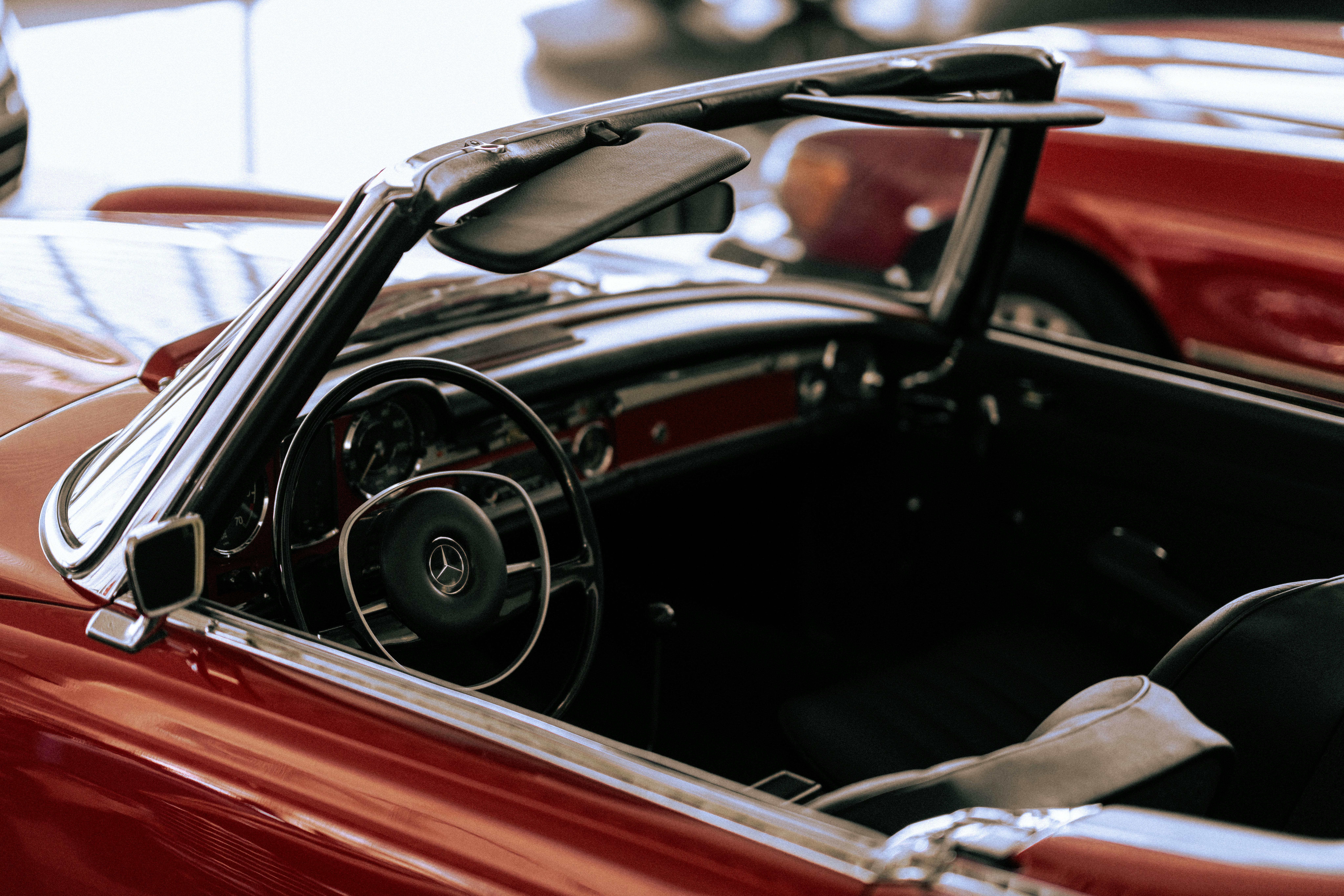 A red convertible car · Free Stock Photo