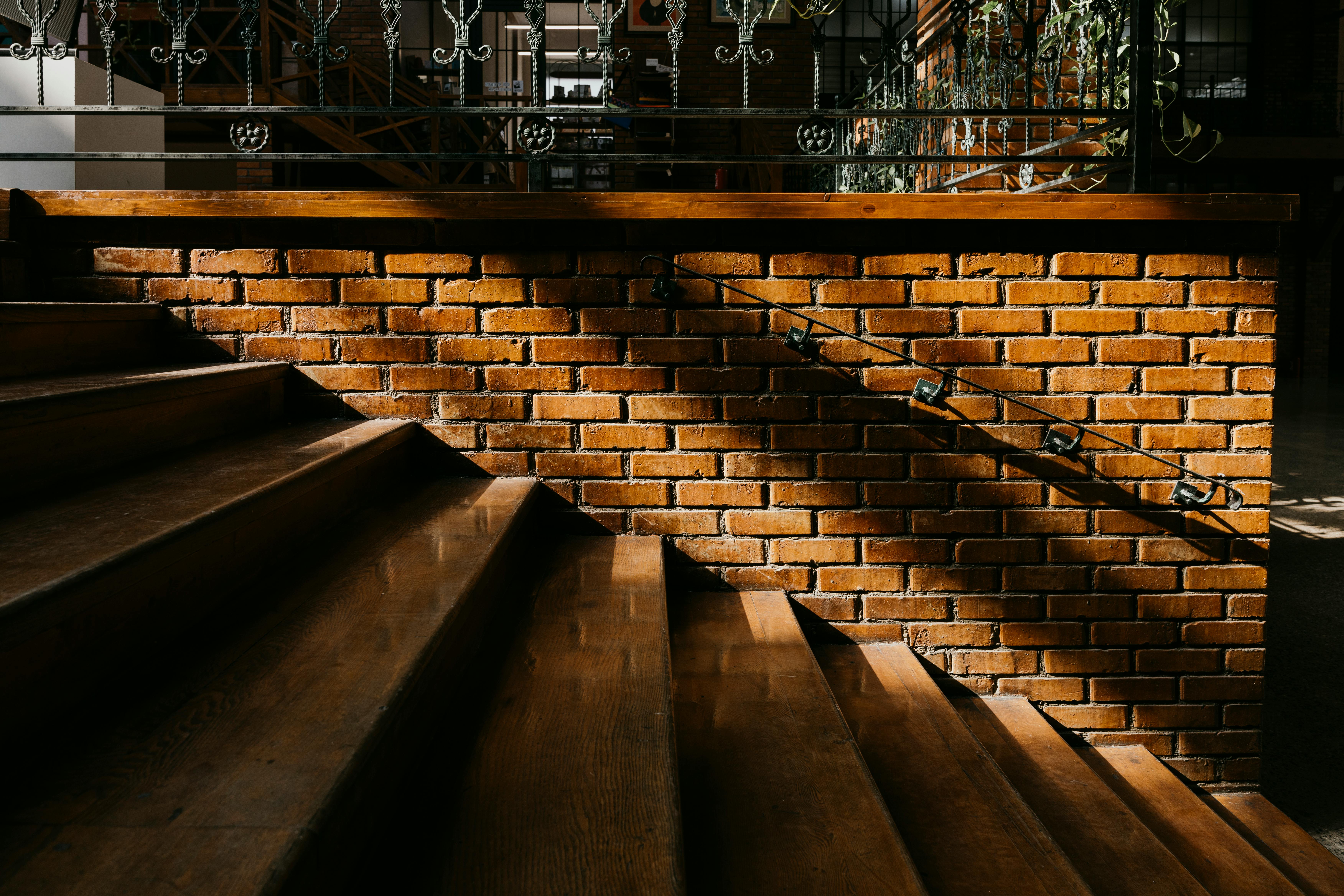 Stone by Brock Wall · Free Stock Photo