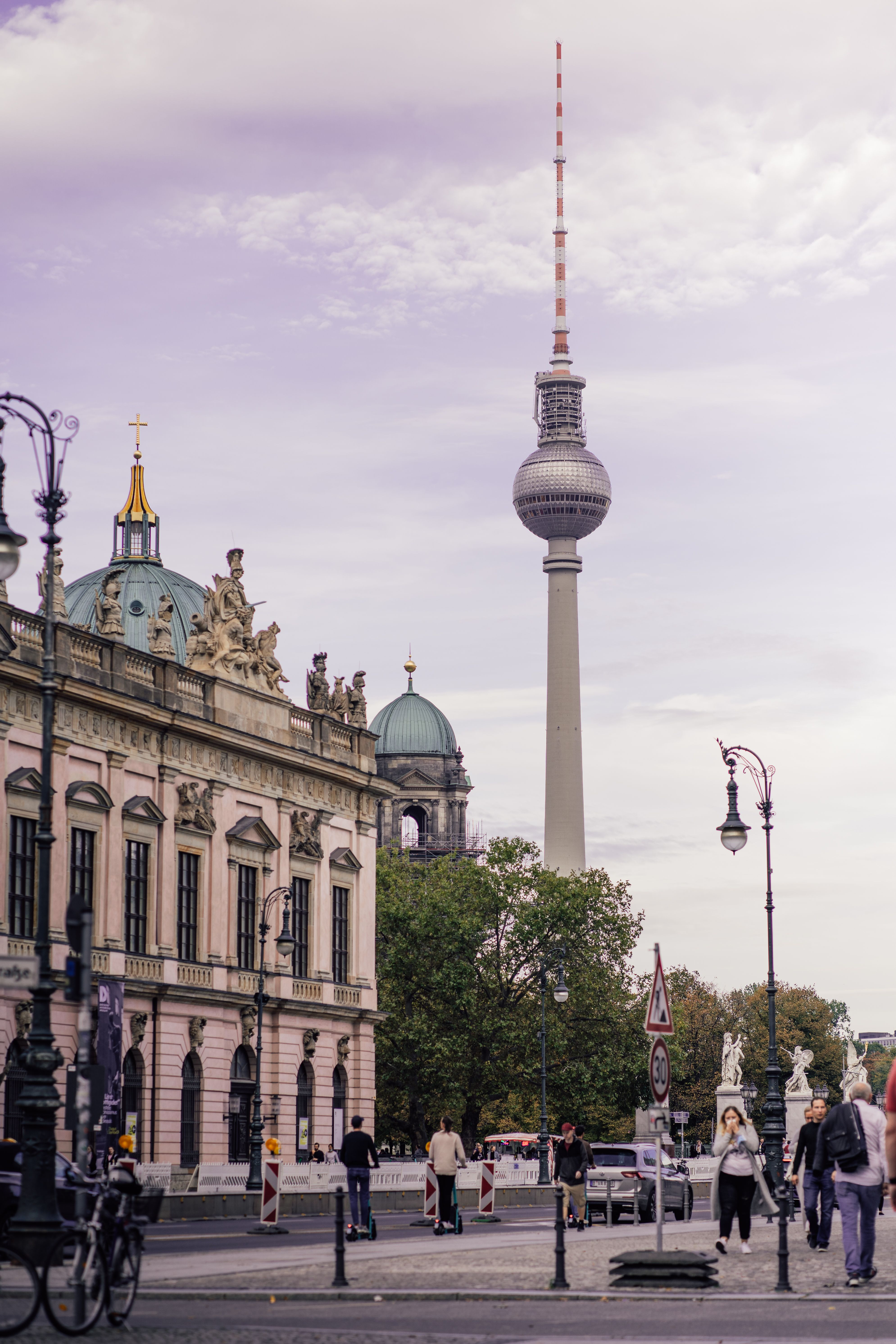 Iconic Berlin TV Tower Overlooking the Spree River · Free Stock Photo