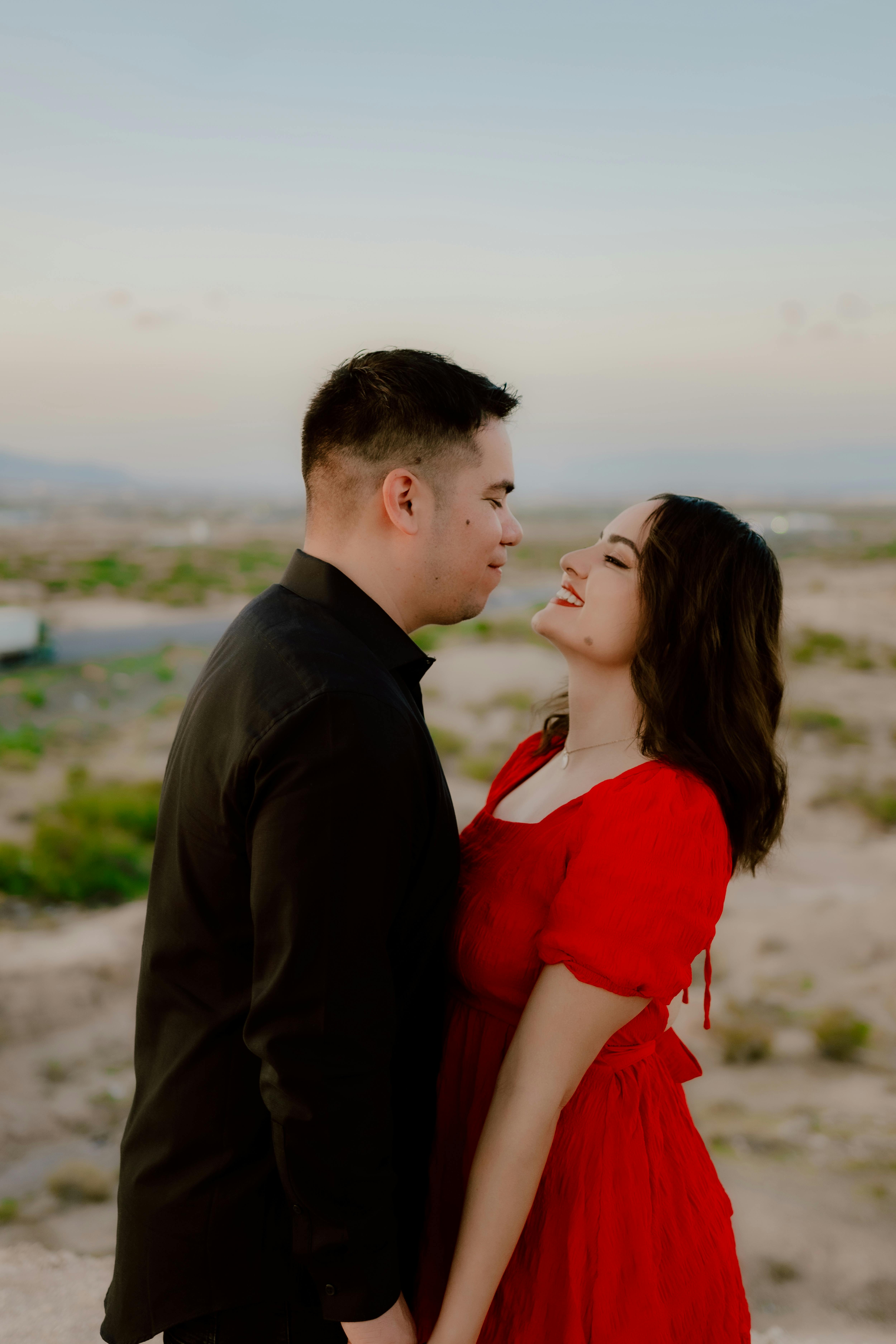 Couple in Love Face to Face · Free Stock Photo