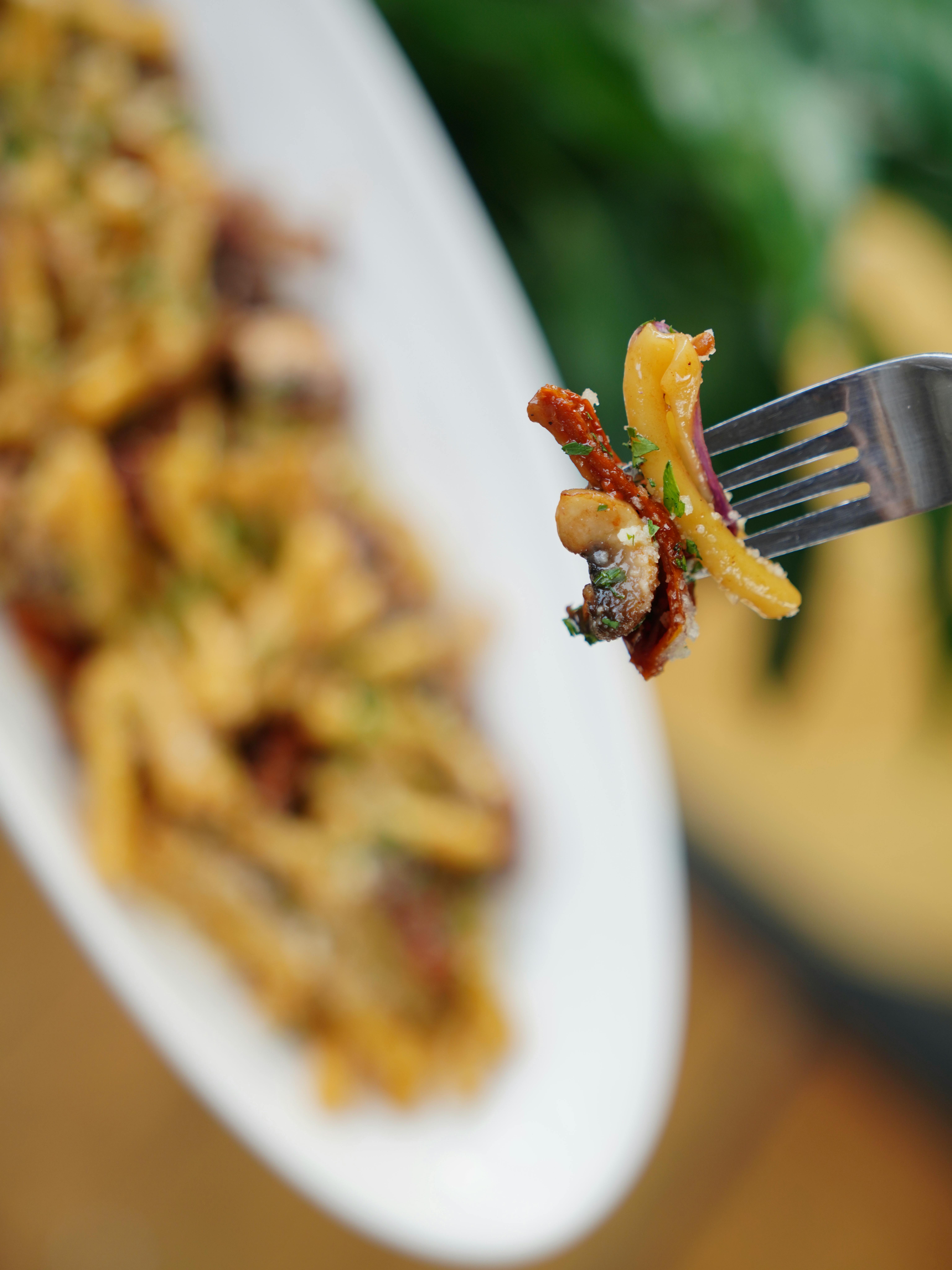 Food on Fork · Free Stock Photo