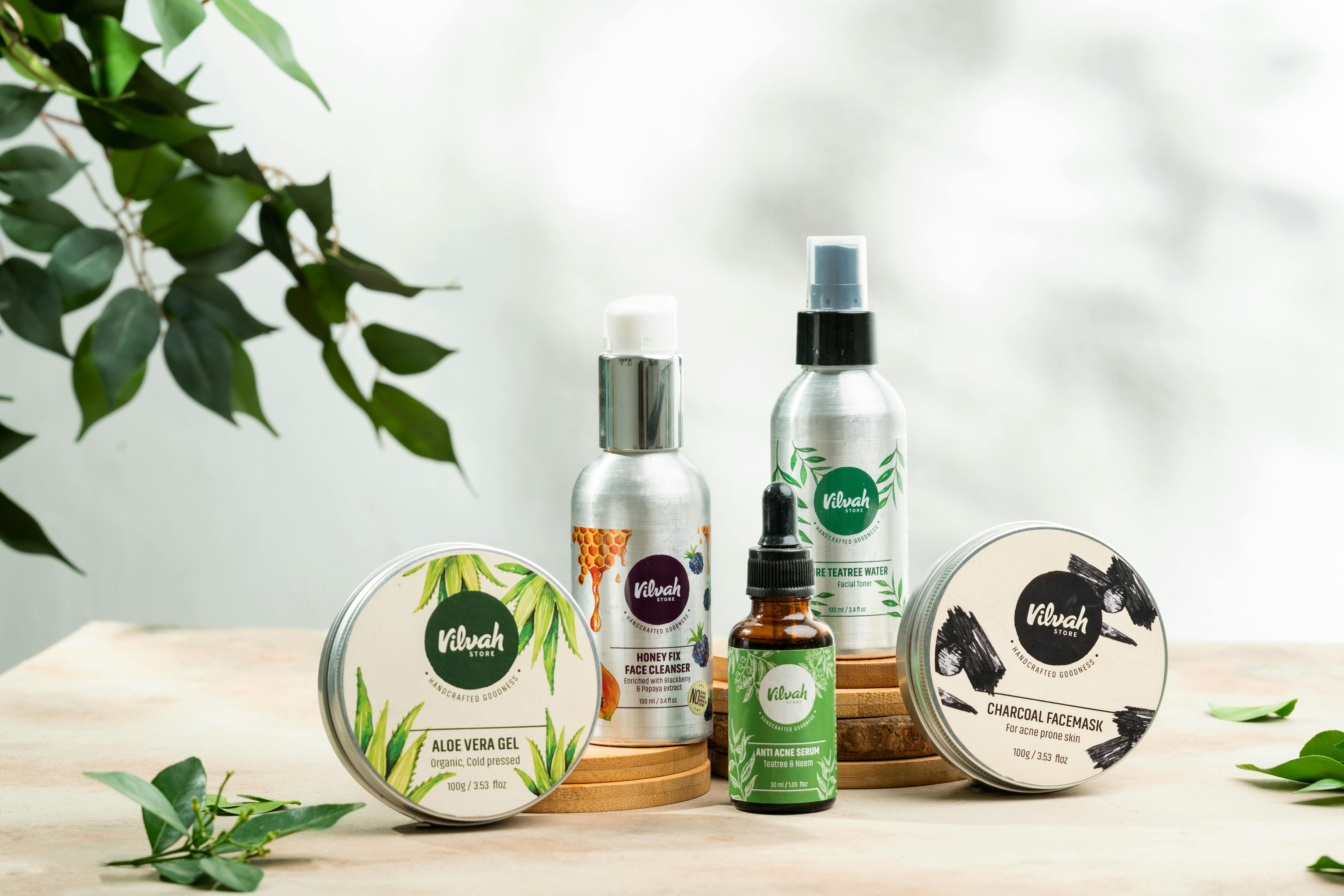 Vilvah Cosmetic Products · Free Stock Photo