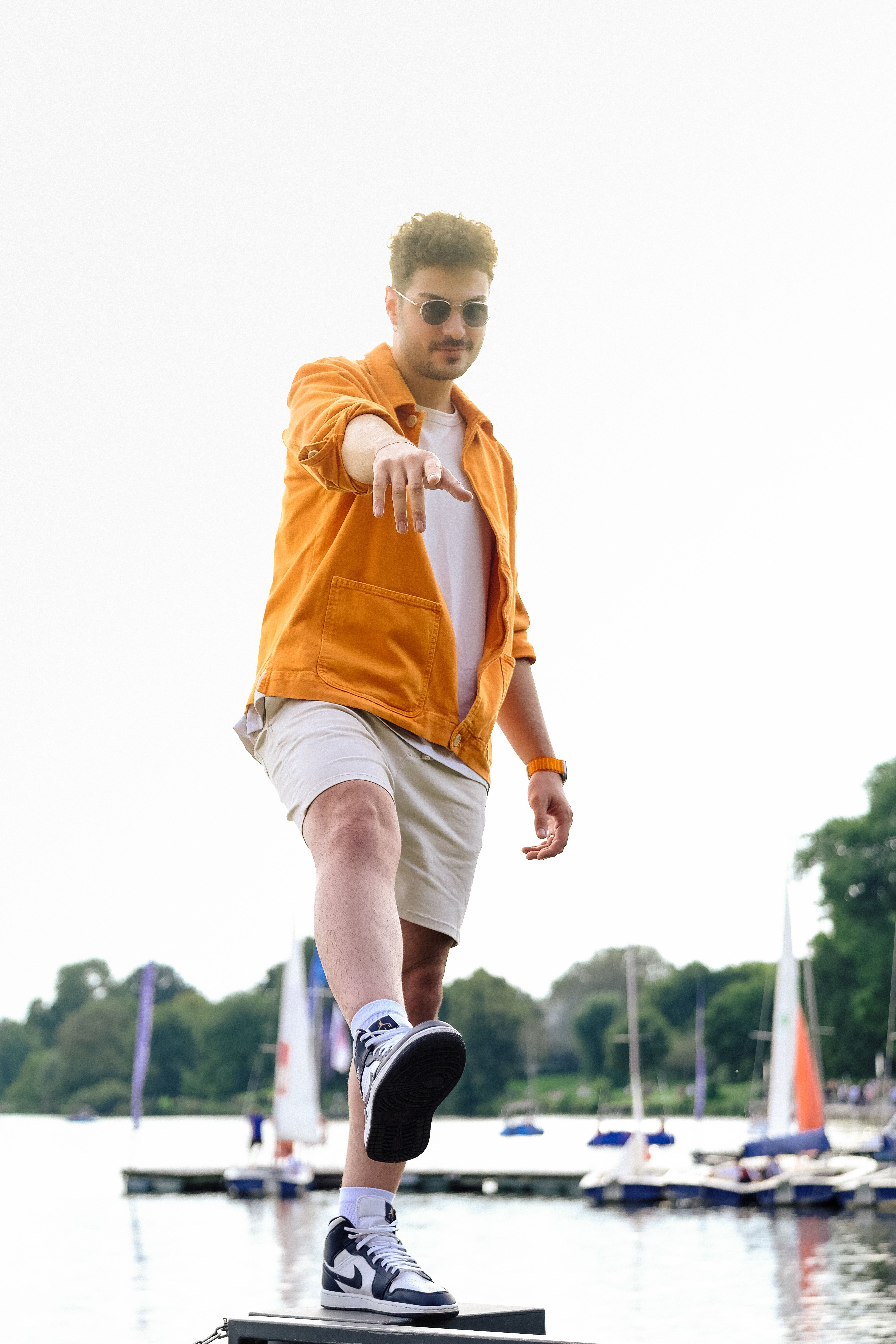 A Man Standing on One Leg · Free Stock Photo