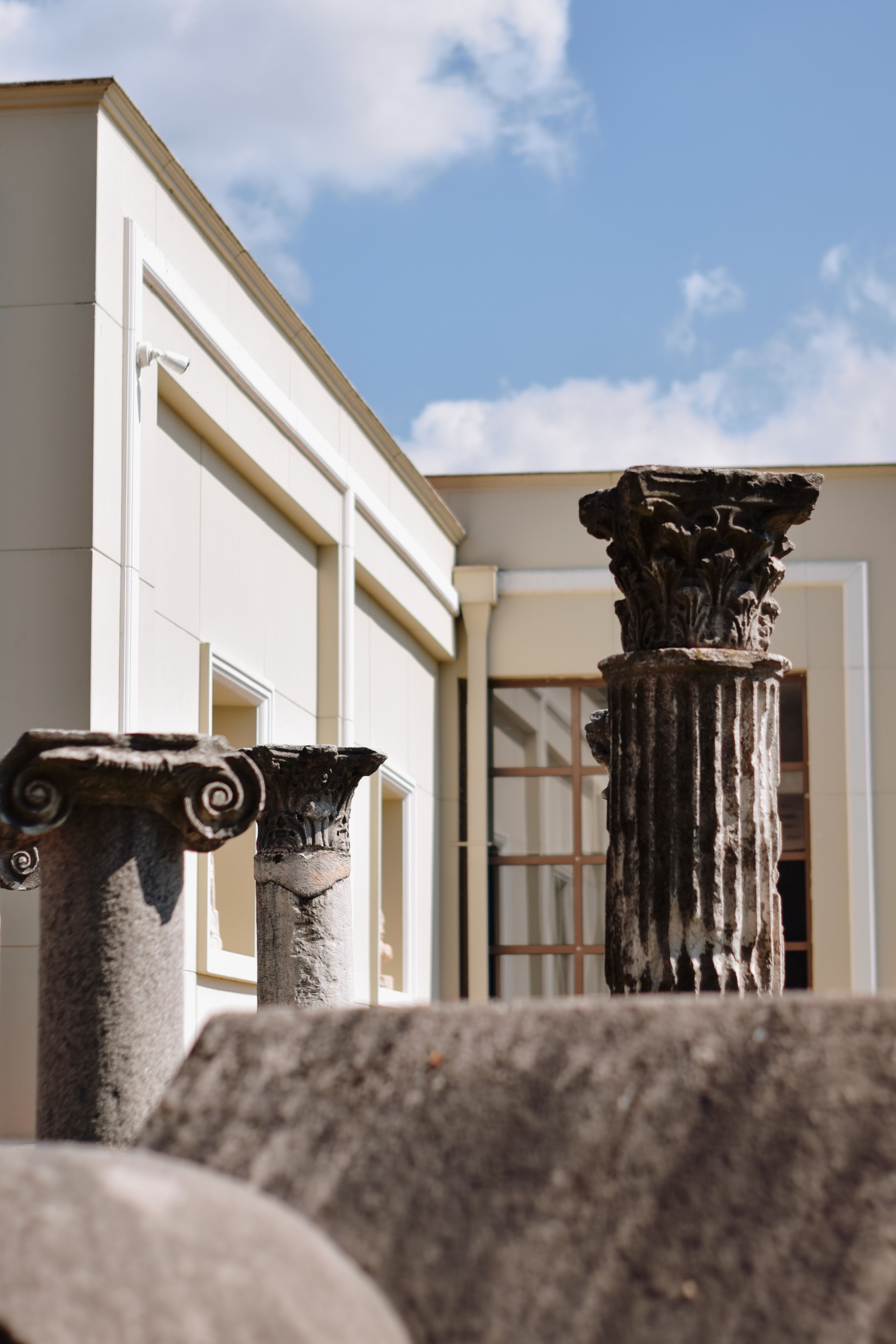 Marble Capitals of Ancient Columns in Kocaeli Museum Yard · Free Stock ...