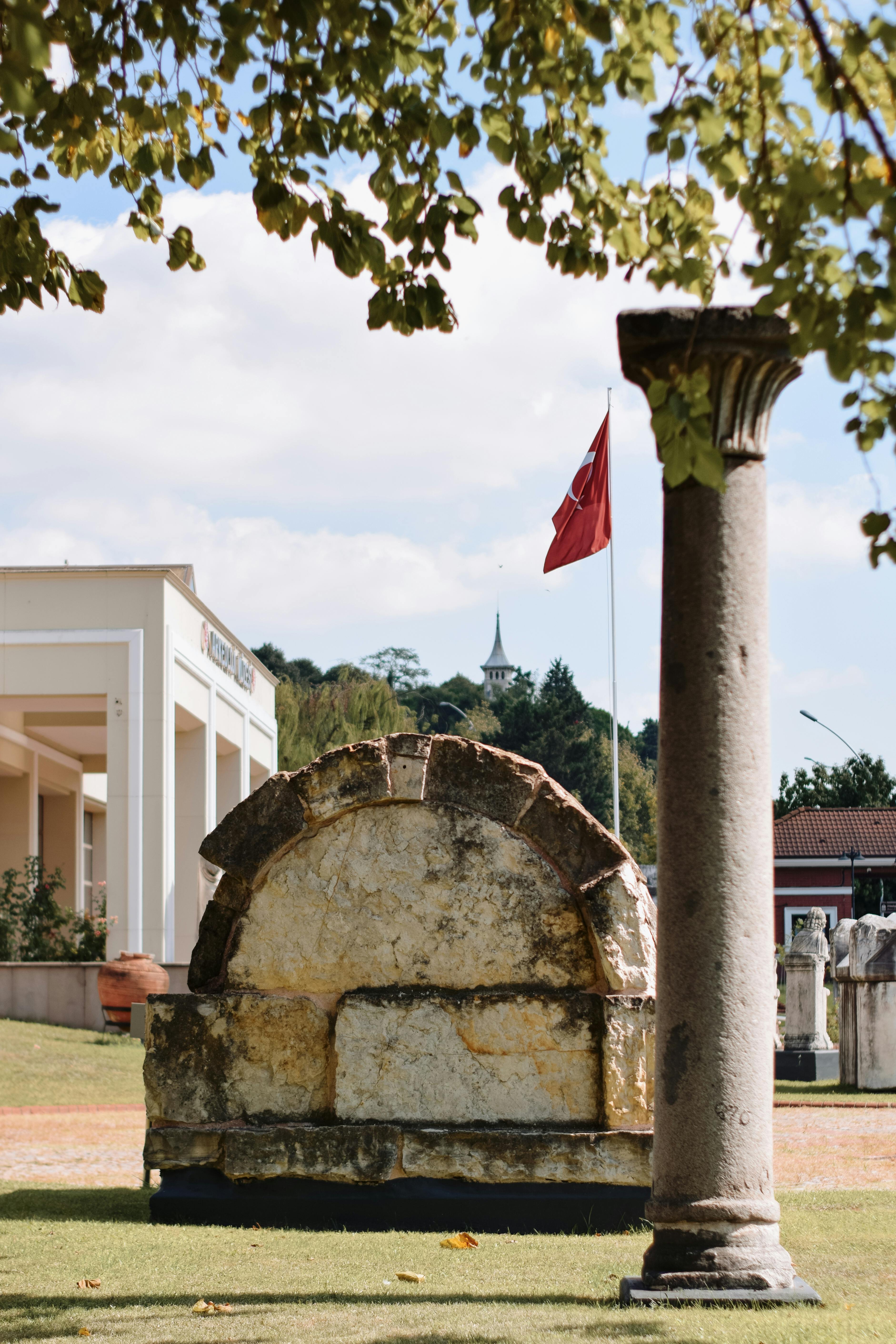 Pieces of Ancient Buildings in the Yard of Kocaeli Museum · Free Stock ...