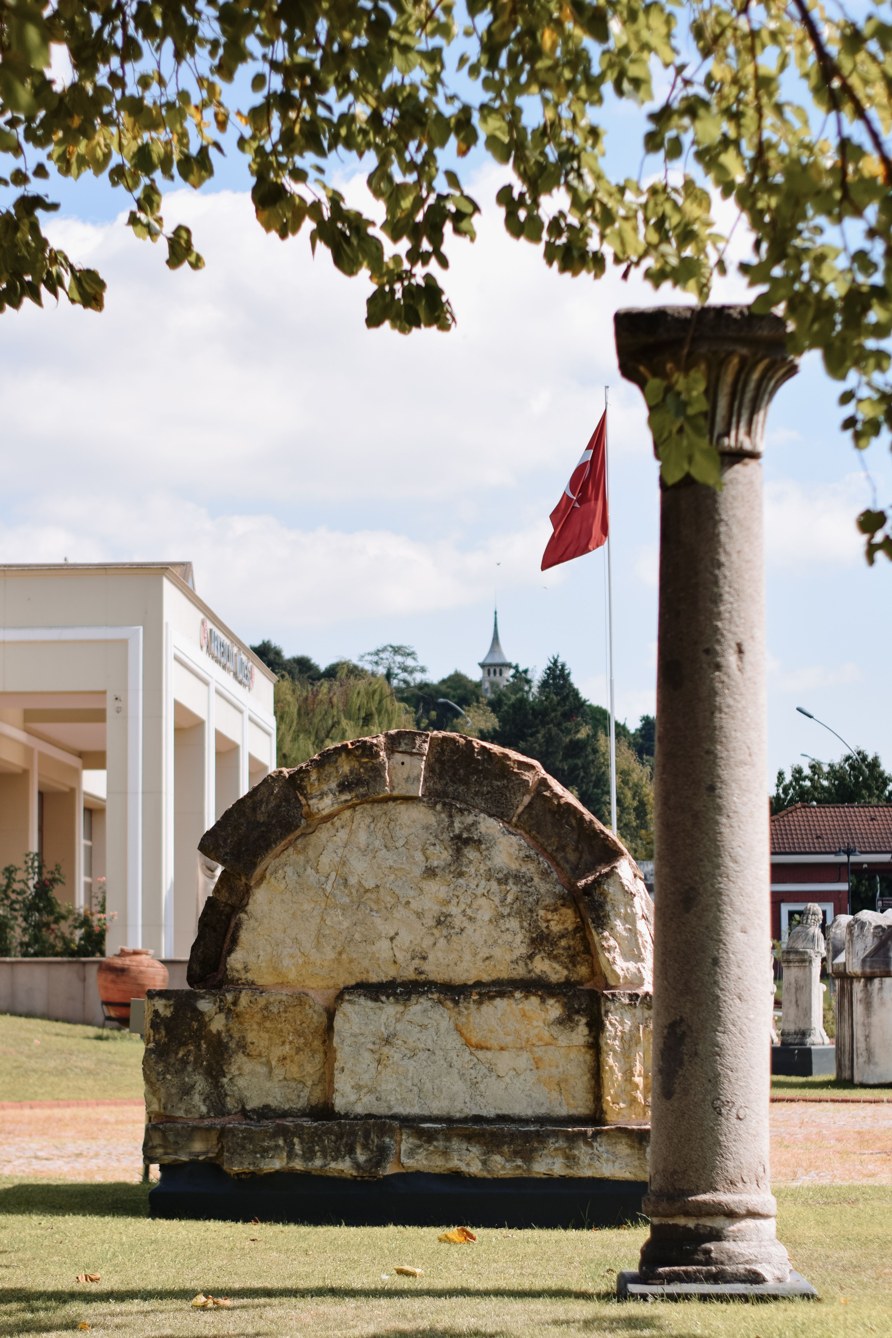 Pieces of Ancient Buildings in the Yard of Kocaeli Museum · Free Stock ...