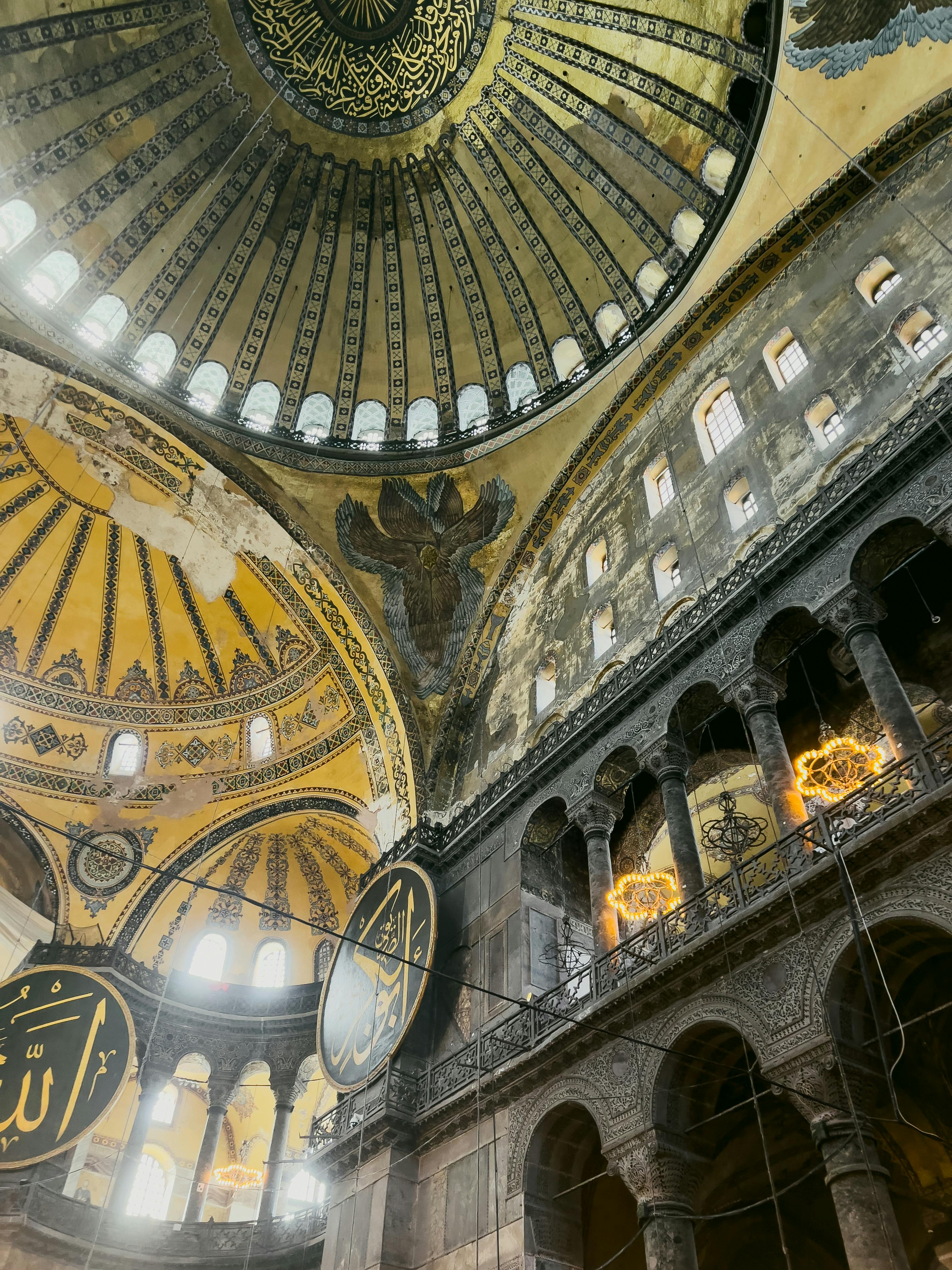 Ornamental dome of ancient Church of Hagia Sophia · Free Stock Photo