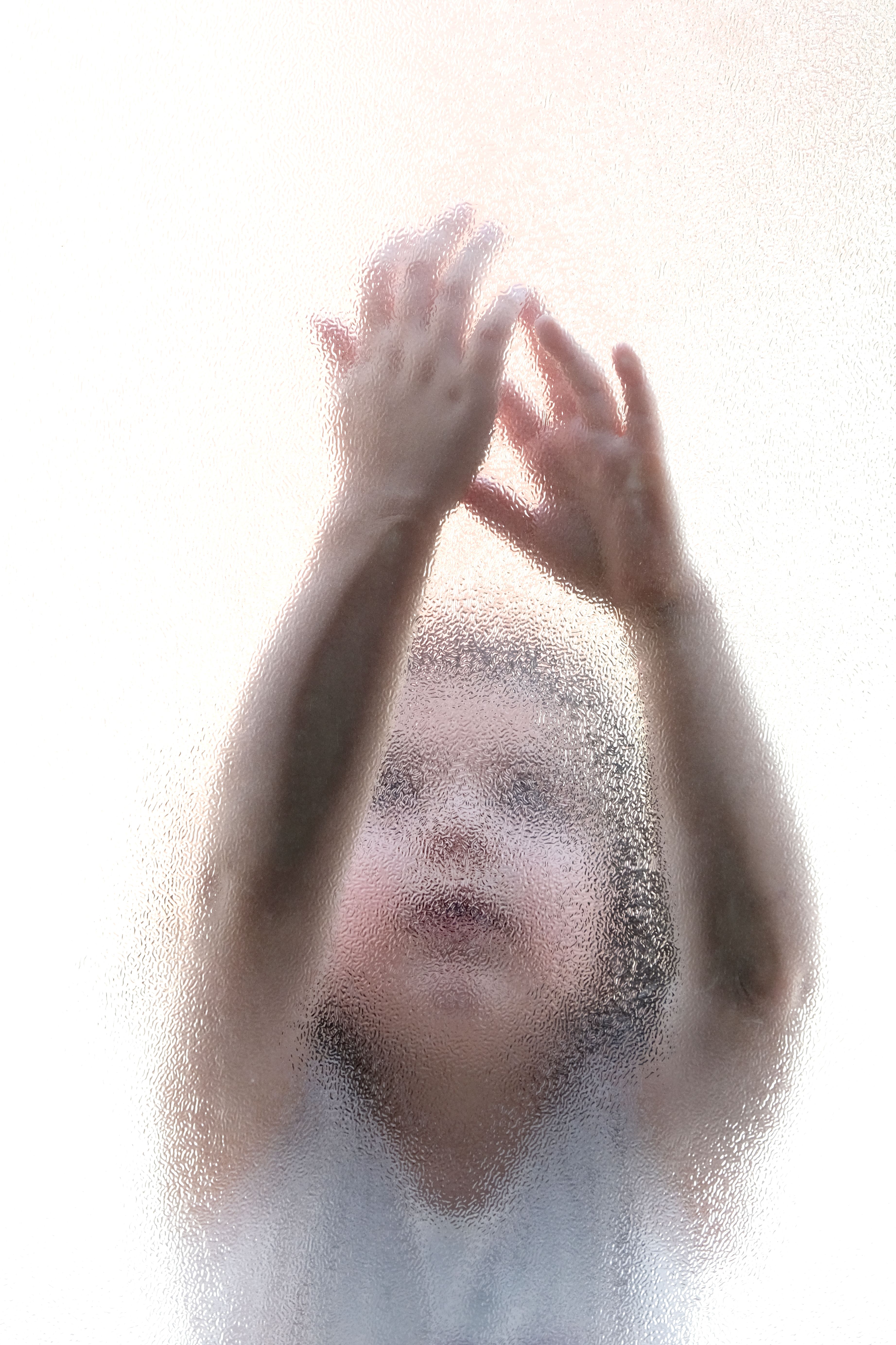 Little Child Behind a Glass · Free Stock Photo