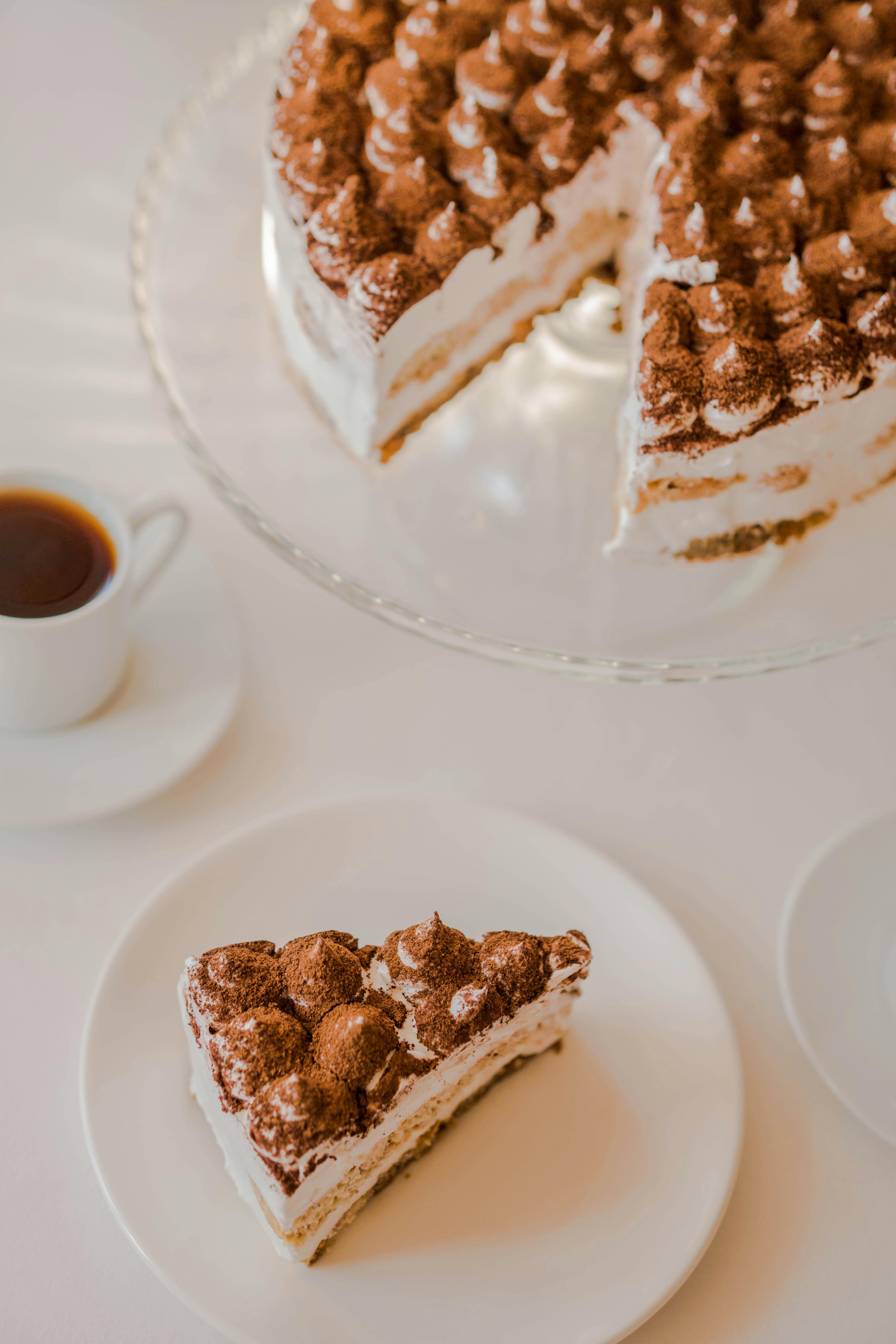 Cream Cake with Cocoa · Free Stock Photo