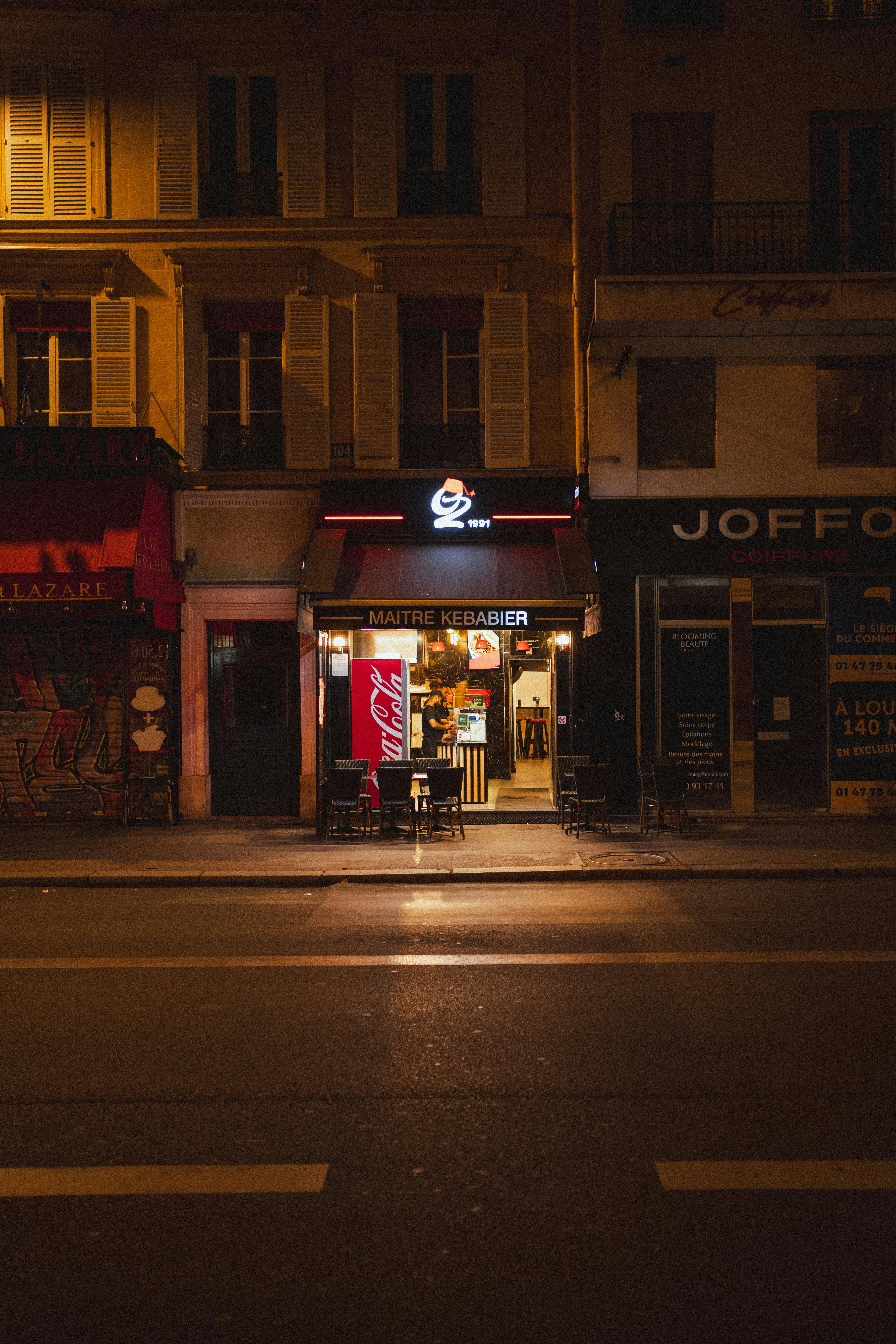 Storefront Night Photos, Download The BEST Free Storefront Night Stock ...