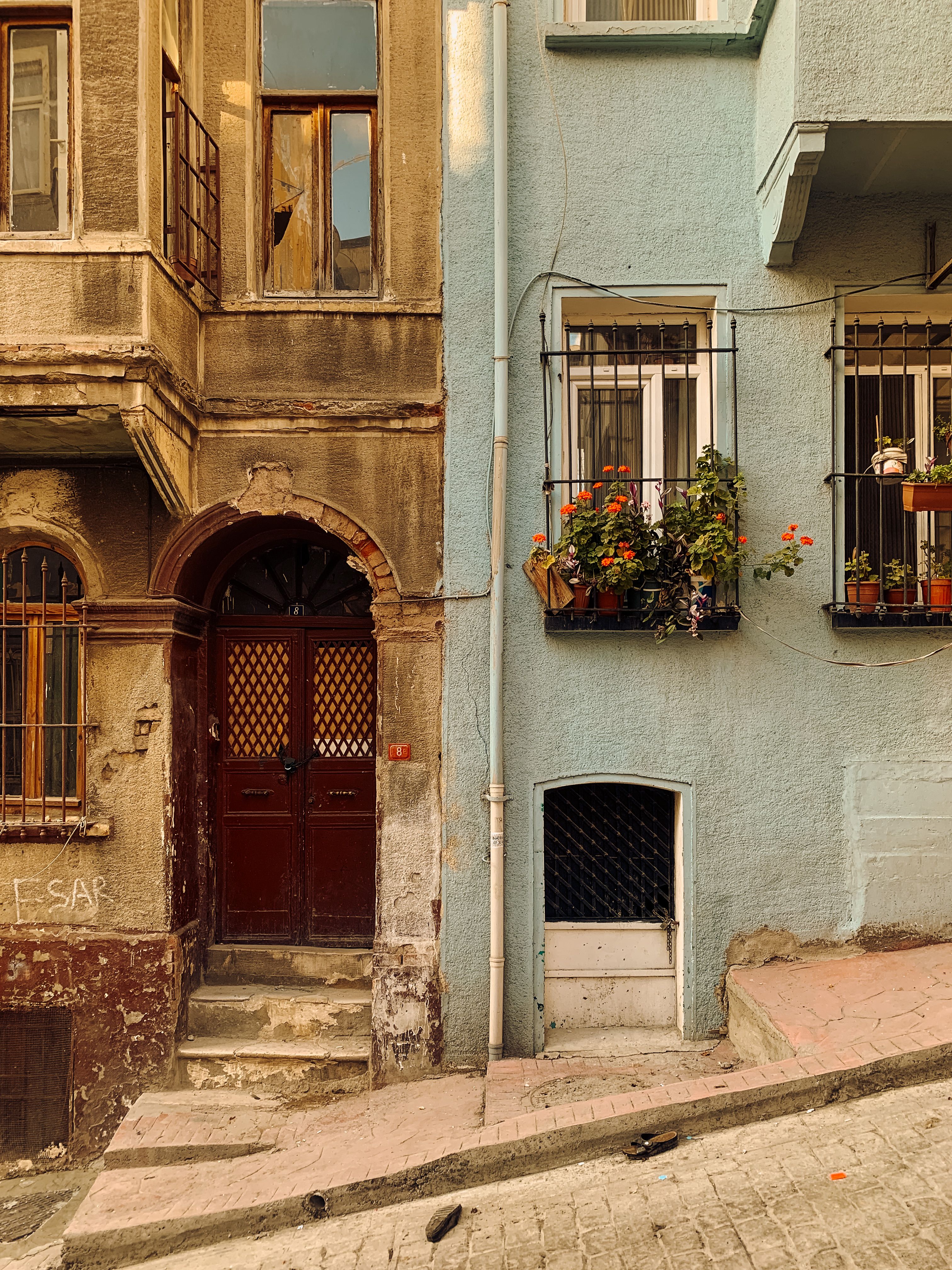 Traditional Tenements by the Street · Free Stock Photo