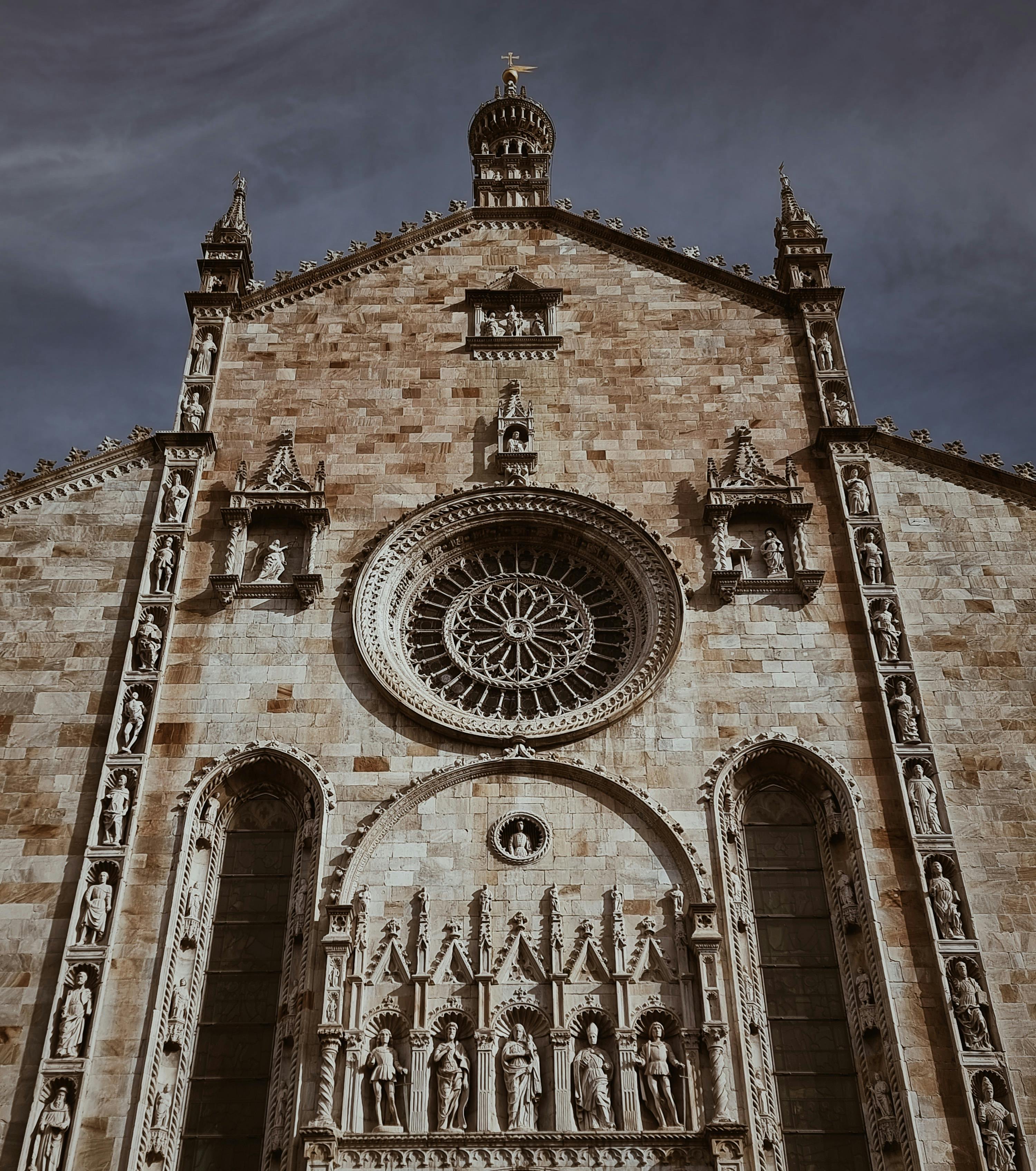 Facade of Saint Mary Assunta Cathedral in Como · Free Stock Photo