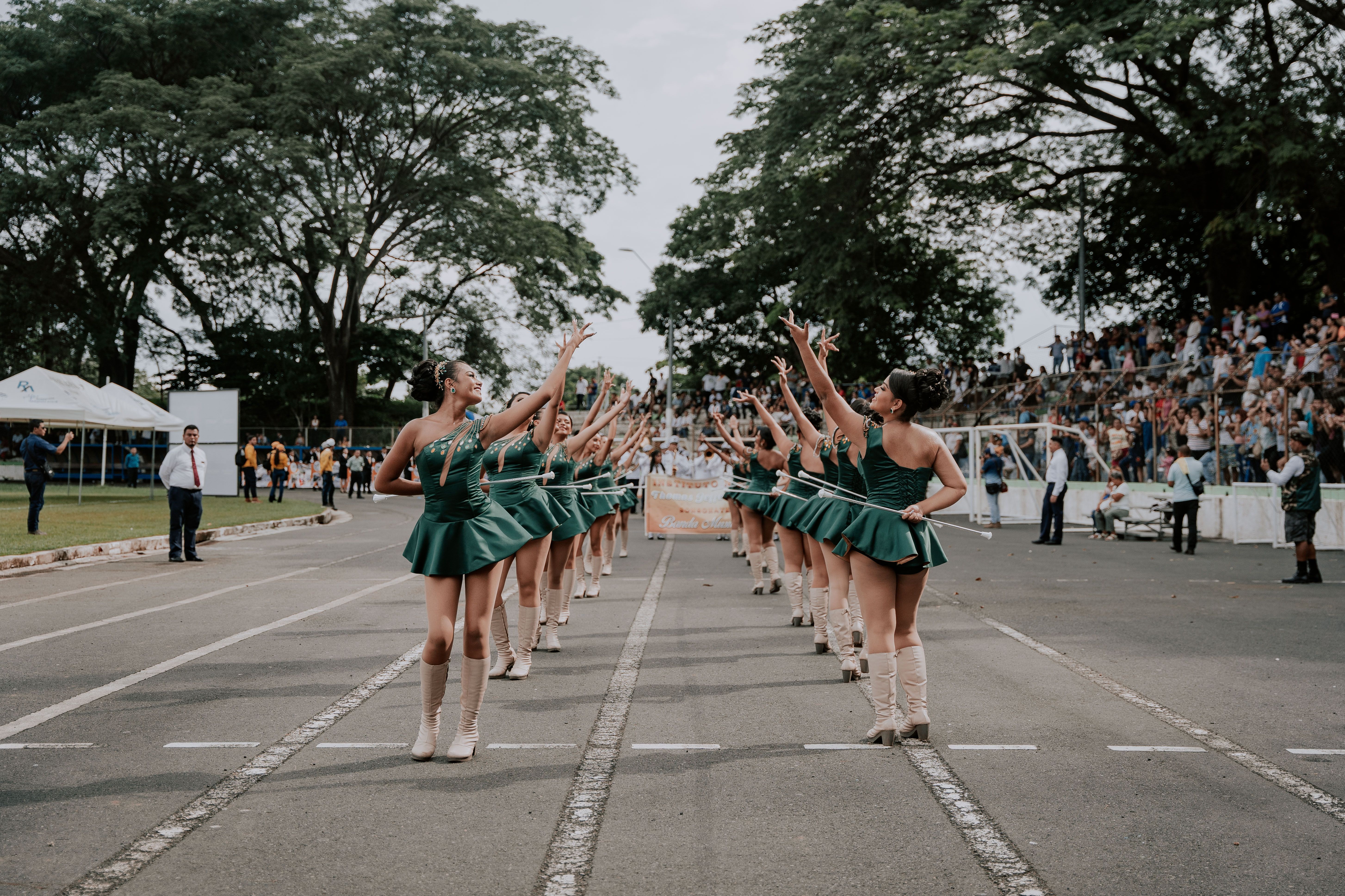 Majorettes during Festival · Free Stock Photo