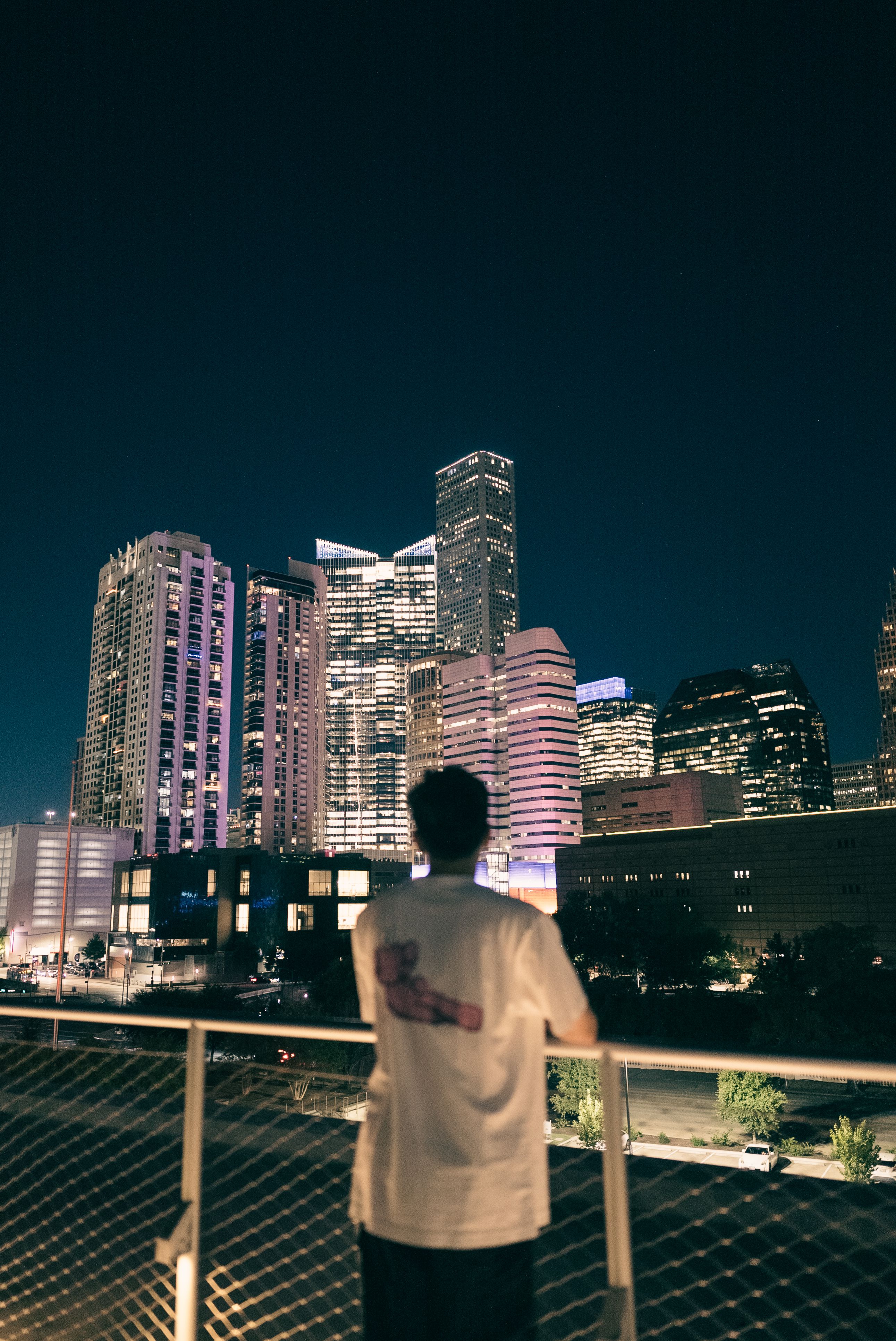 Man Walking Upstairs at Night · Free Stock Photo