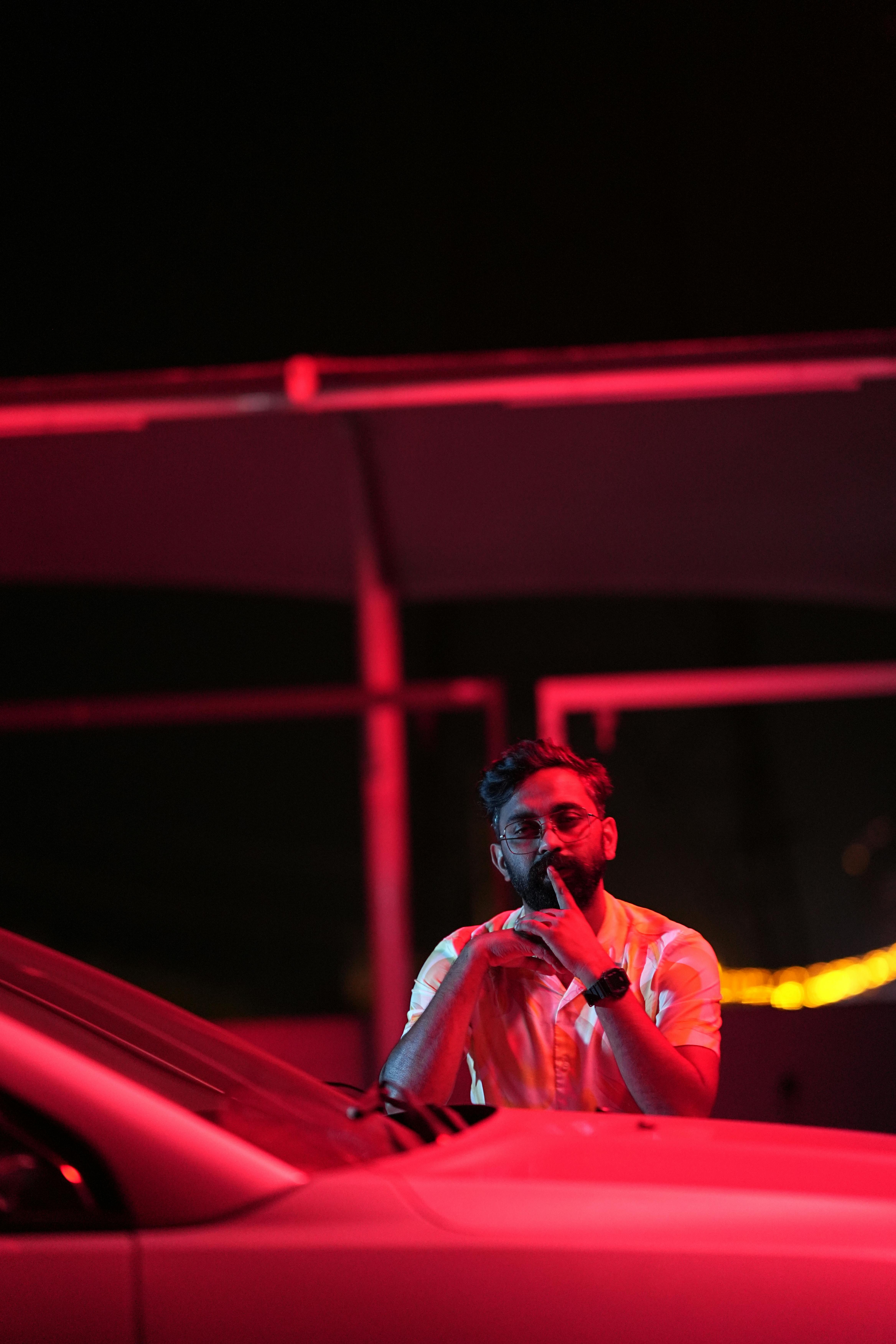 Bearded Bar by Car · Free Stock Photo