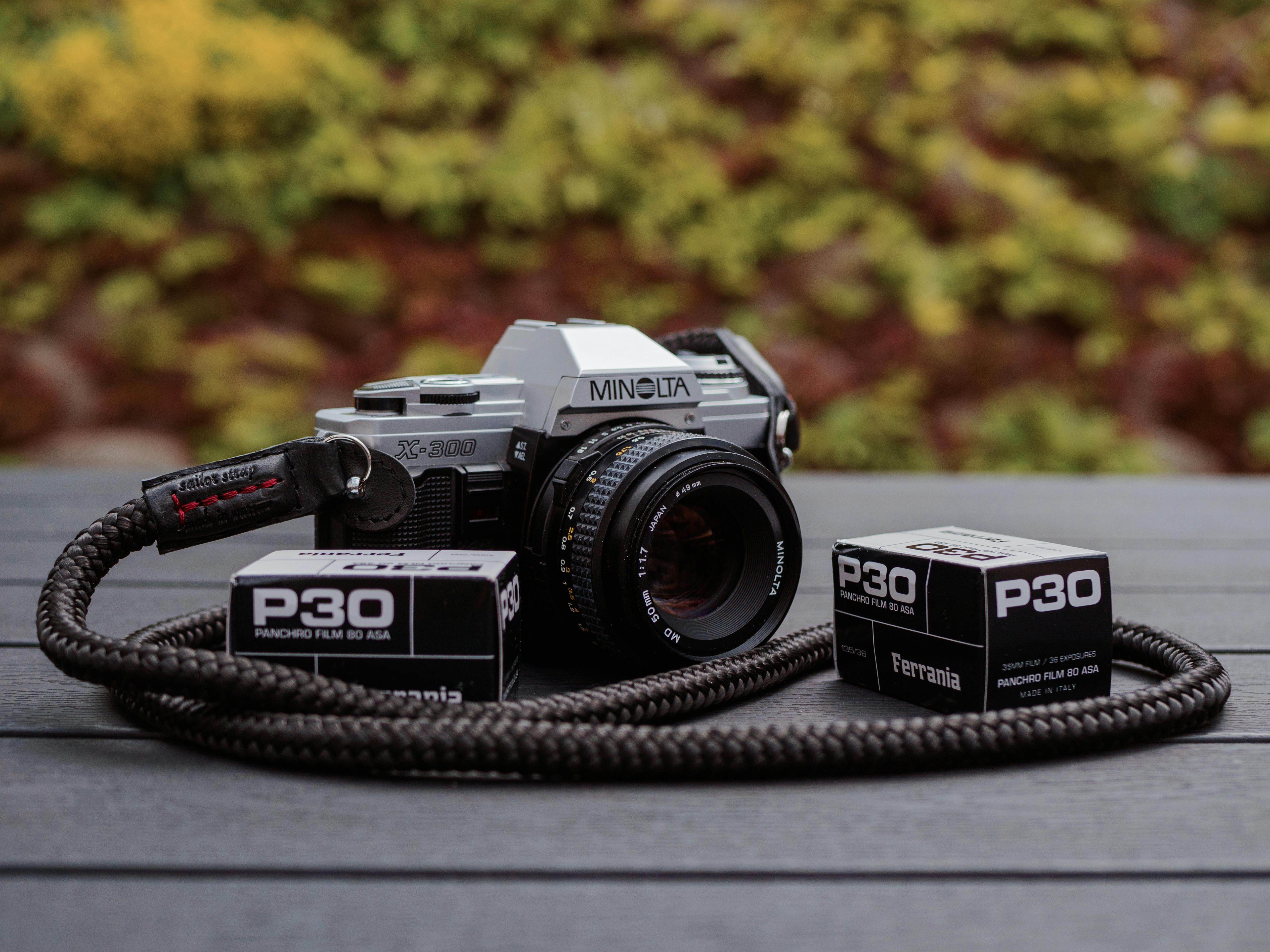 Analog Camera with Films · Free Stock Photo