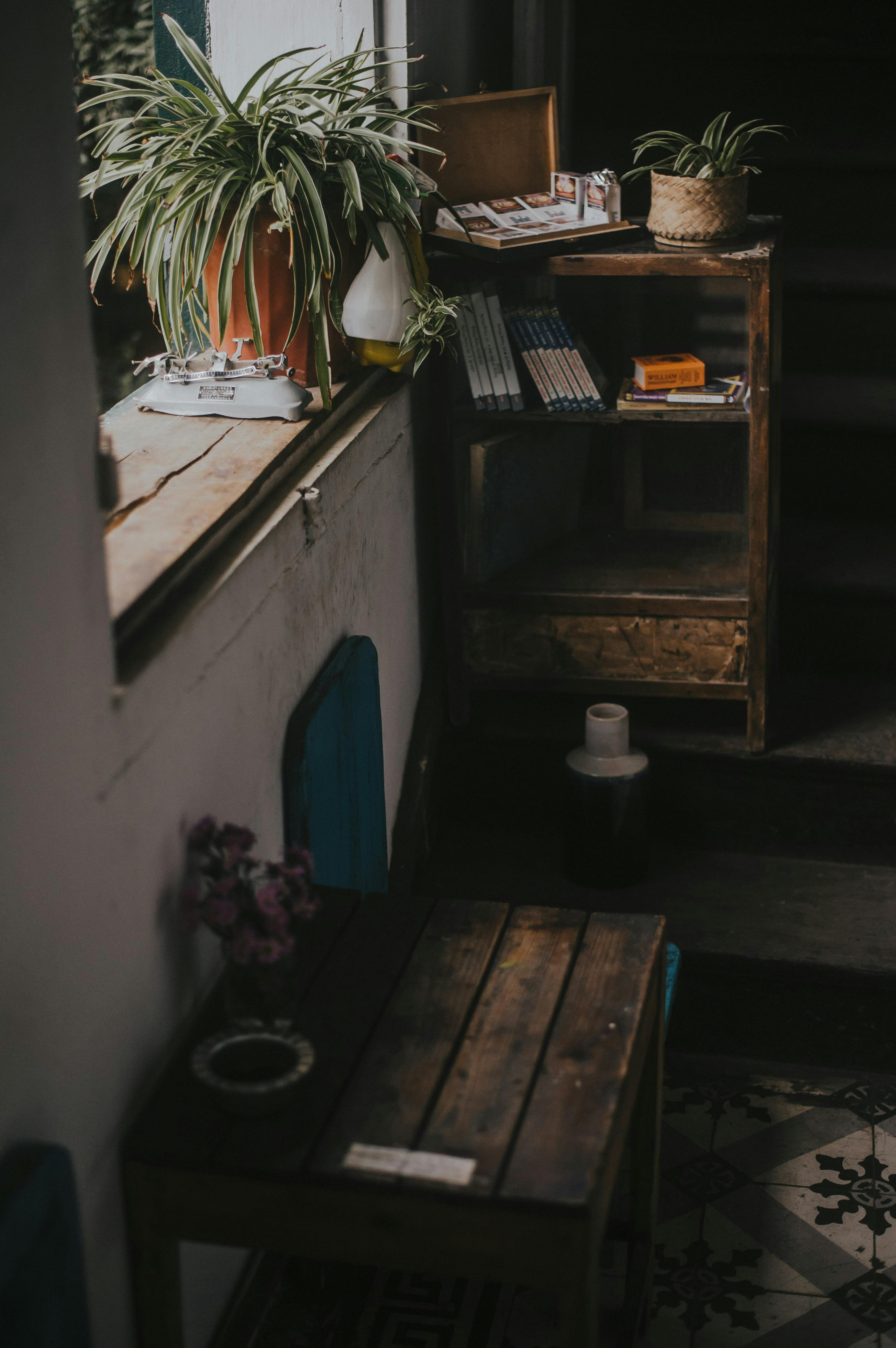 Table Beside Window Curtain · Free Stock Photo
