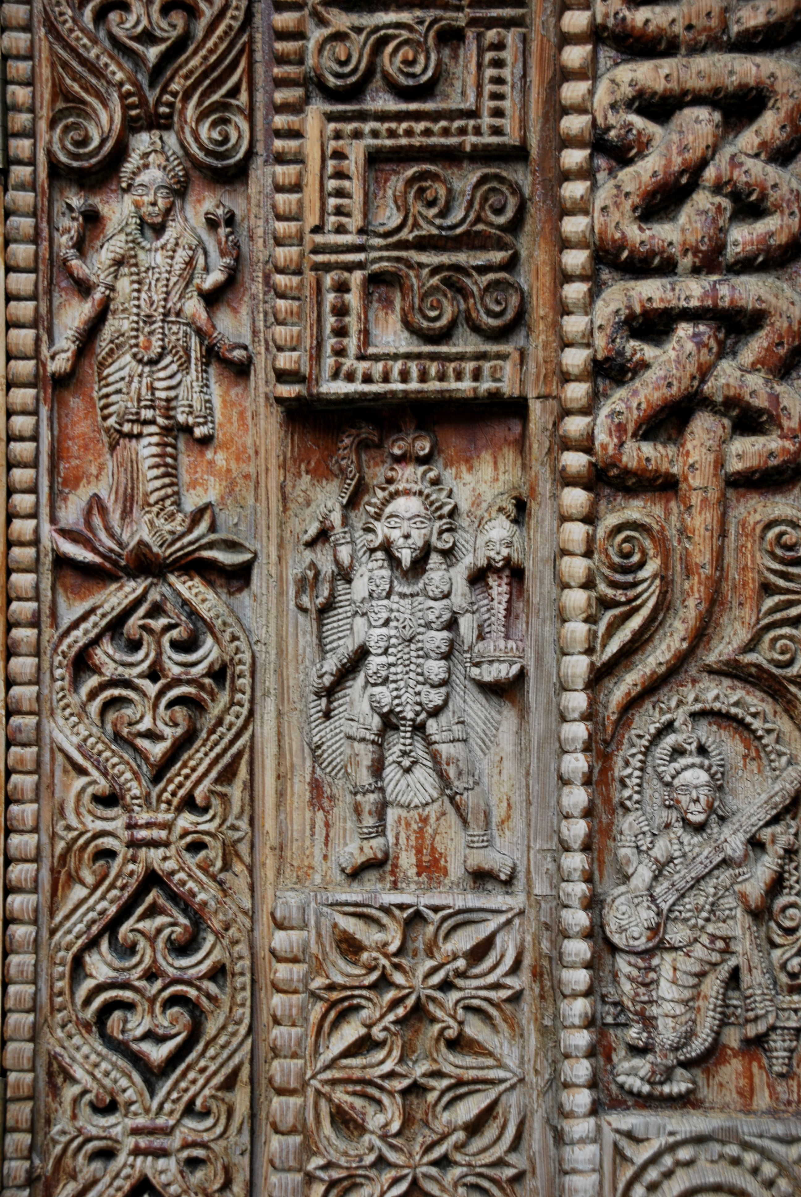 Ancient Carving on Wall · Free Stock Photo