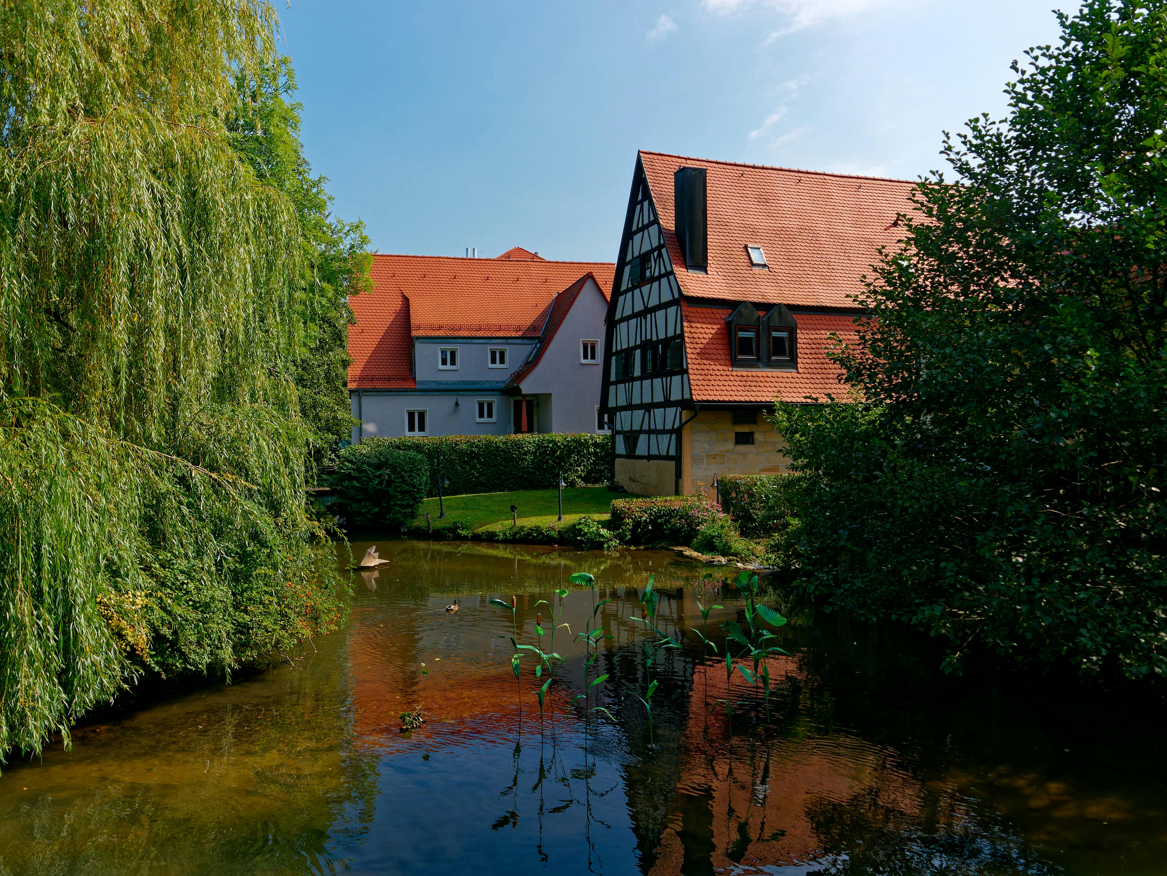 Traditional German Timber Frame Houses in Hersbruck · Free Stock Photo