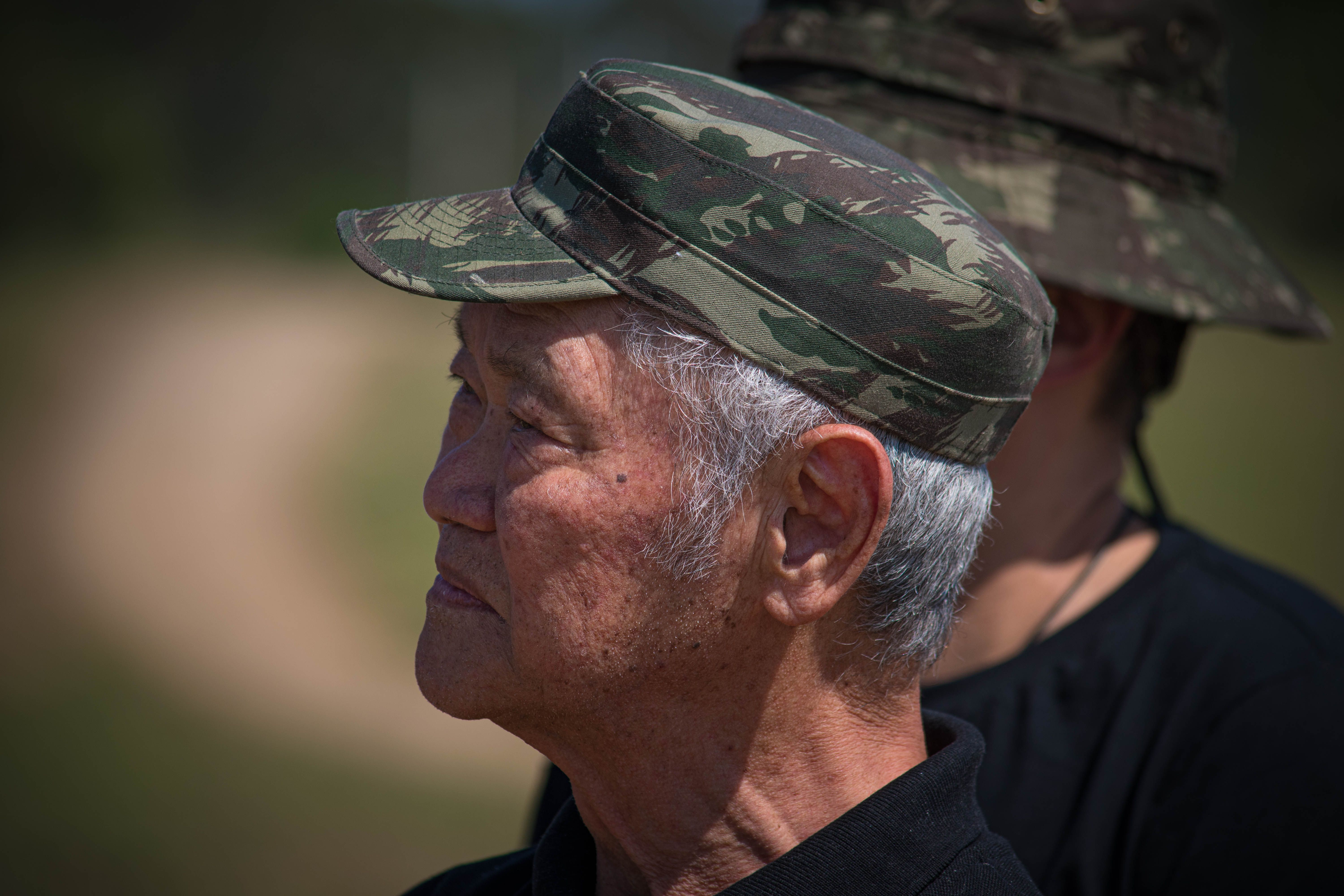 Elderly Soldier in Cap · Free Stock Photo