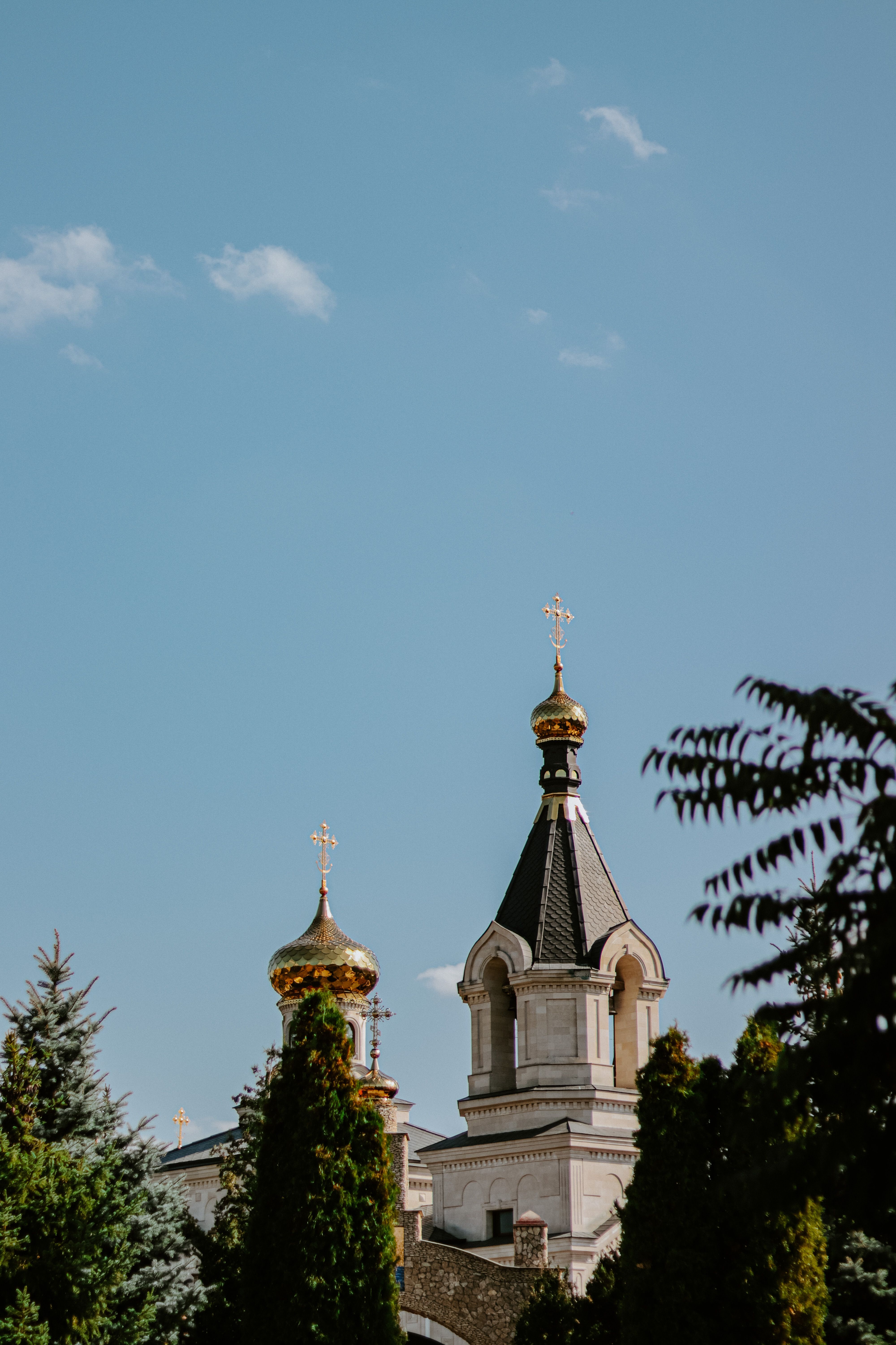 A White and Blue Church · Free Stock Photo