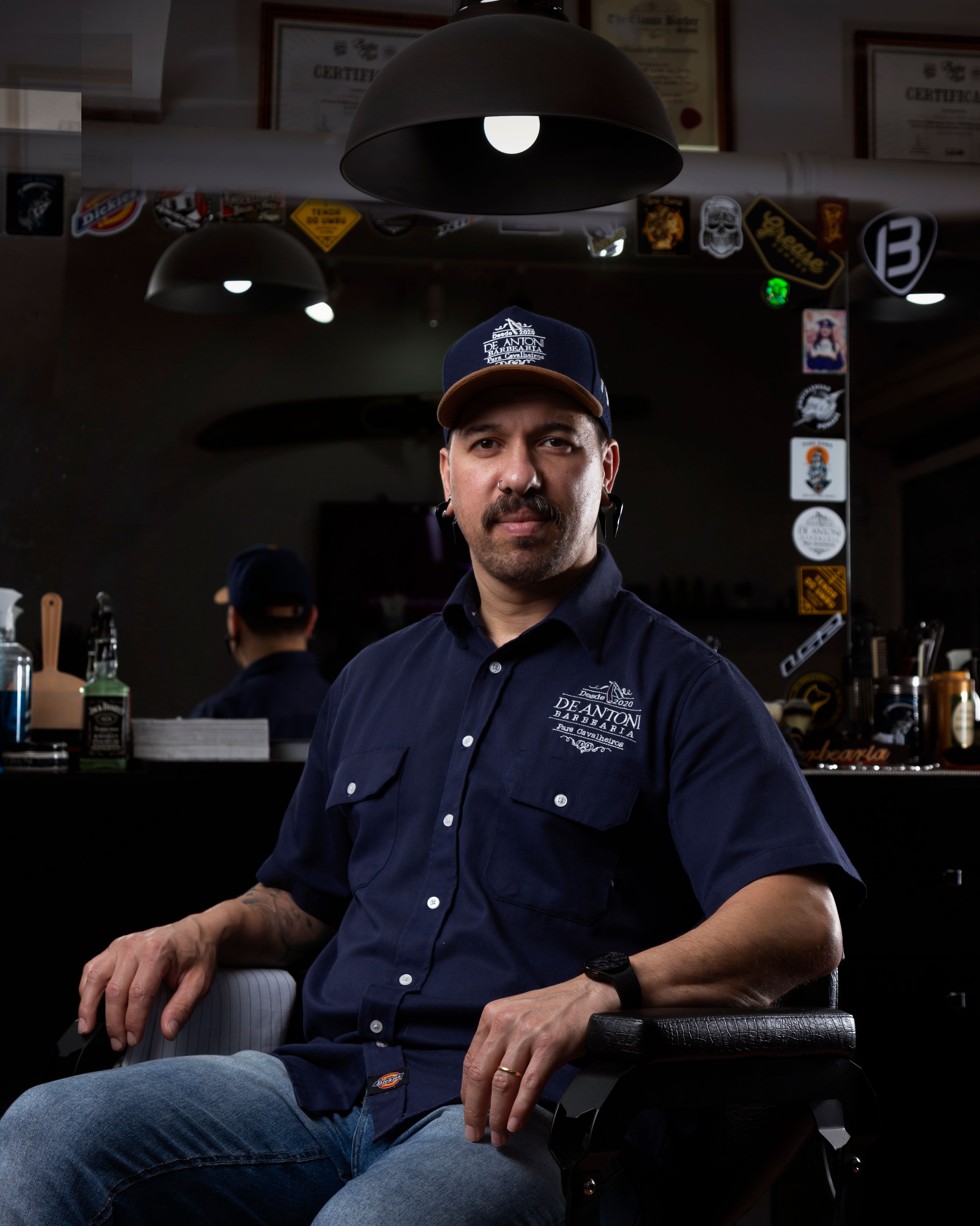 Portrait of a Barber in a Cap · Free Stock Photo