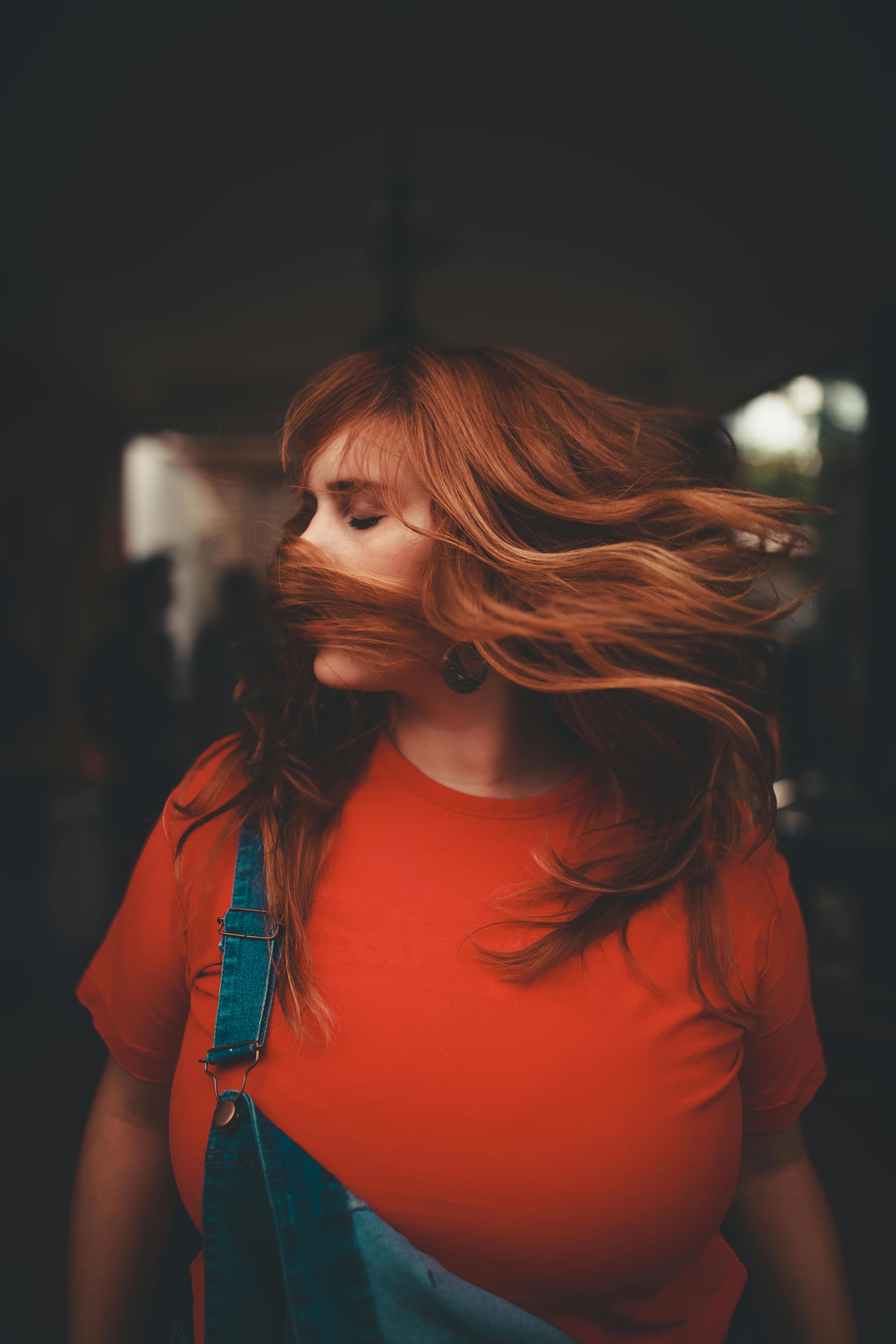 Woman Facing Sideways · Free Stock Photo
