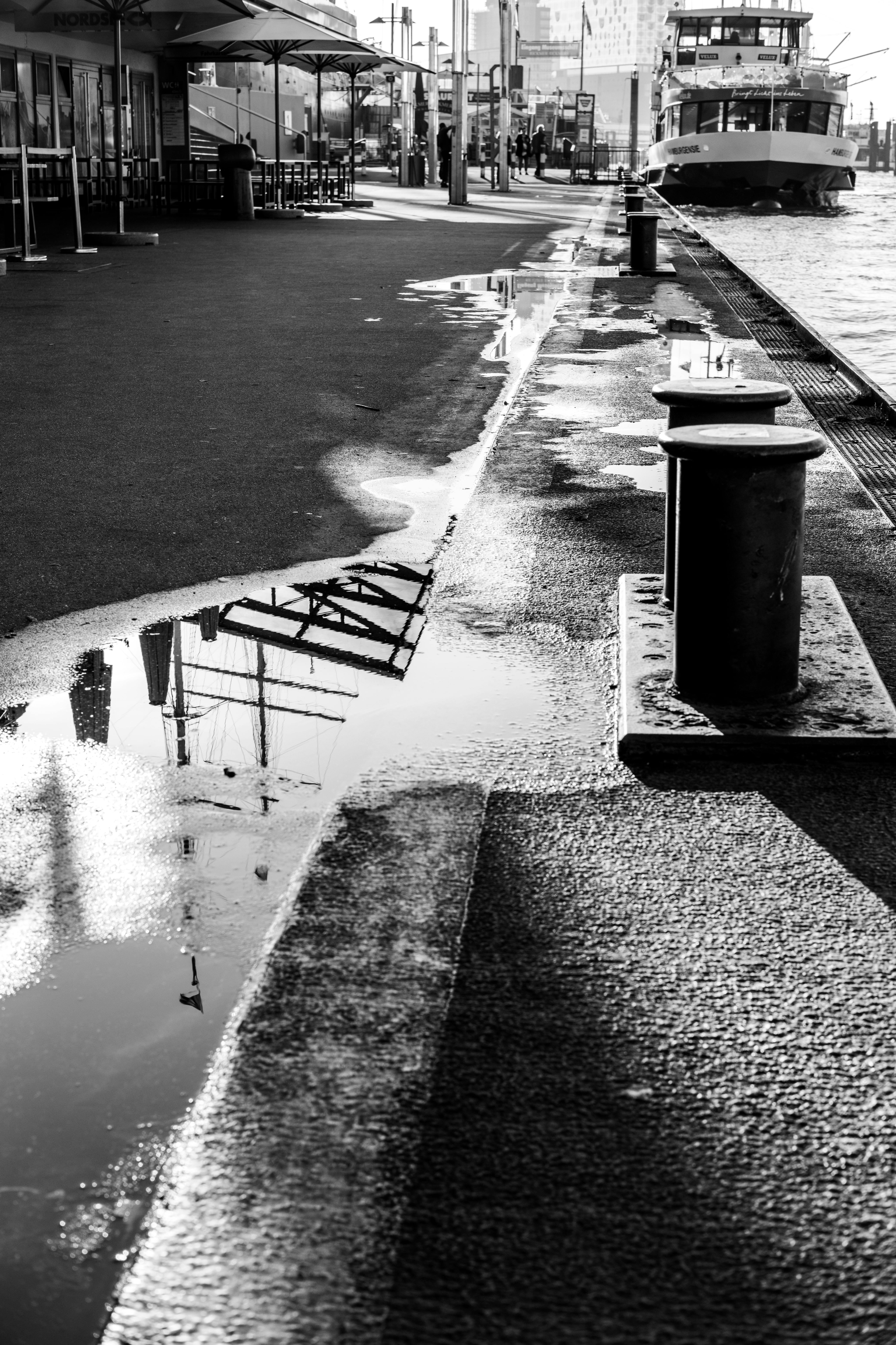 Puddle and River · Free Stock Photo