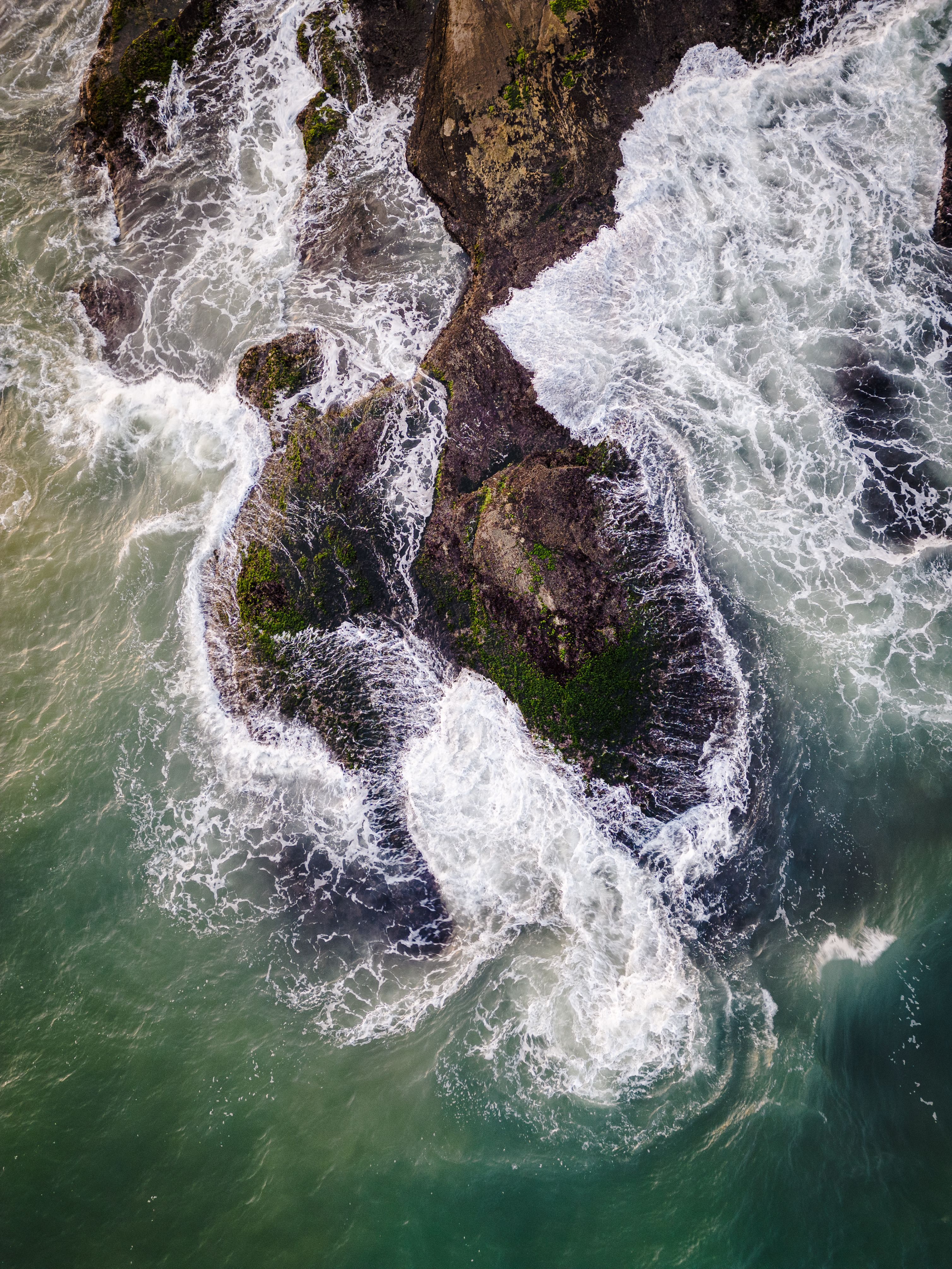Waves Crashing Against Cliffs · Free Stock Photo