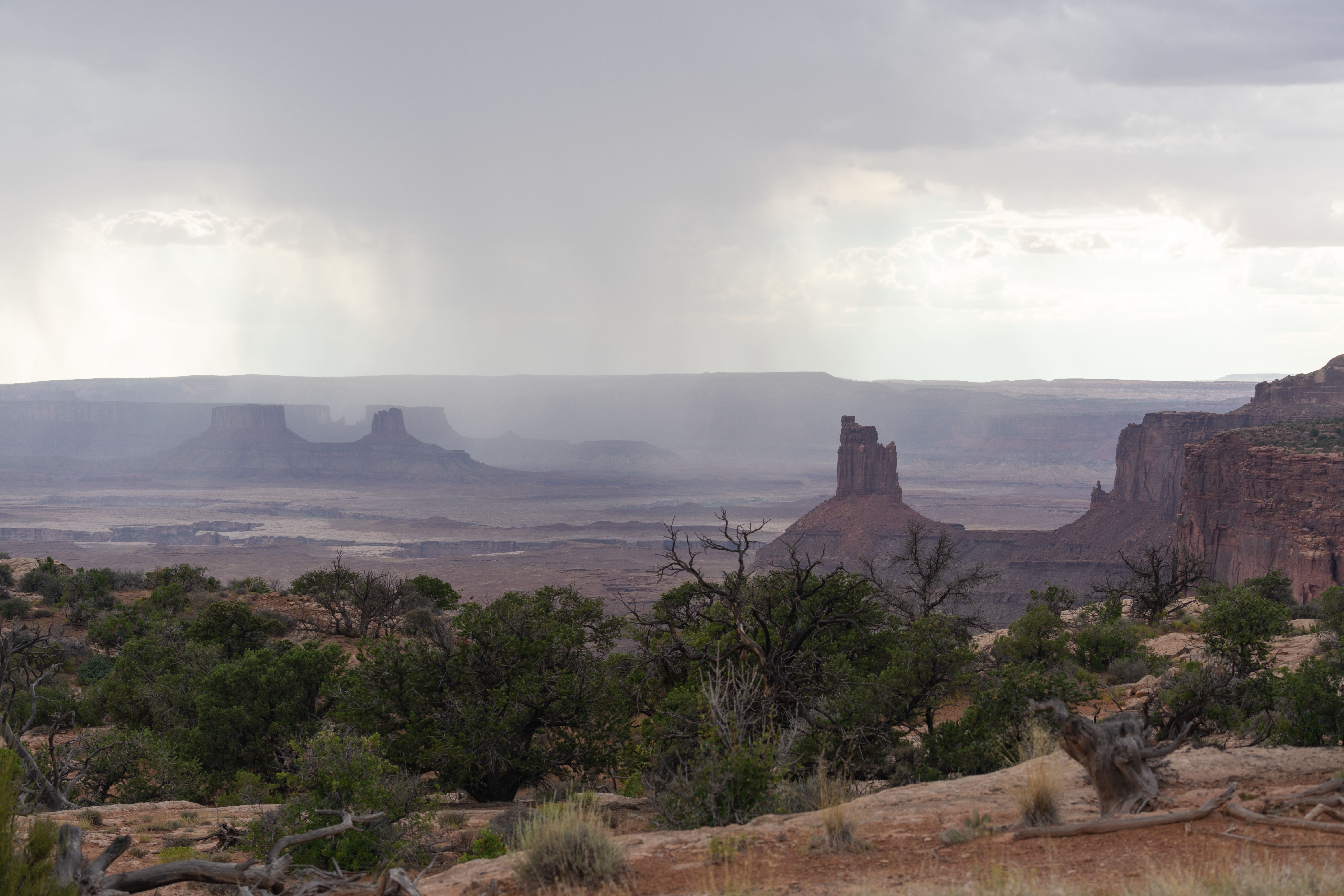 Overcast over Canyon in Utah · Free Stock Photo