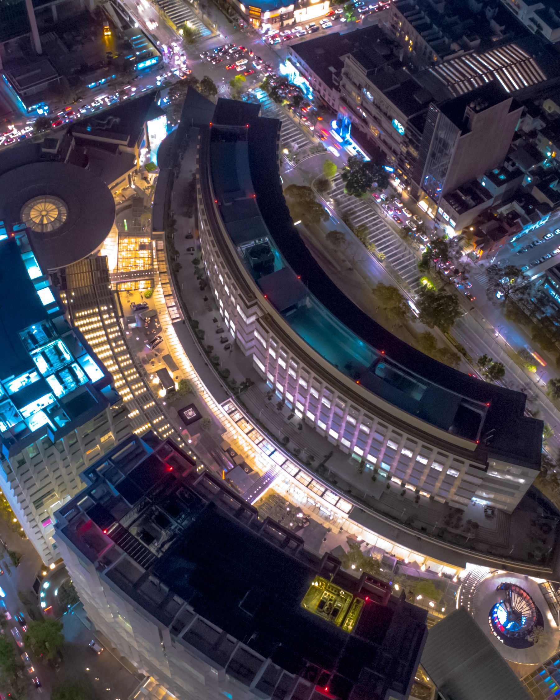 Buildings in Mexico City at Night · Free Stock Photo