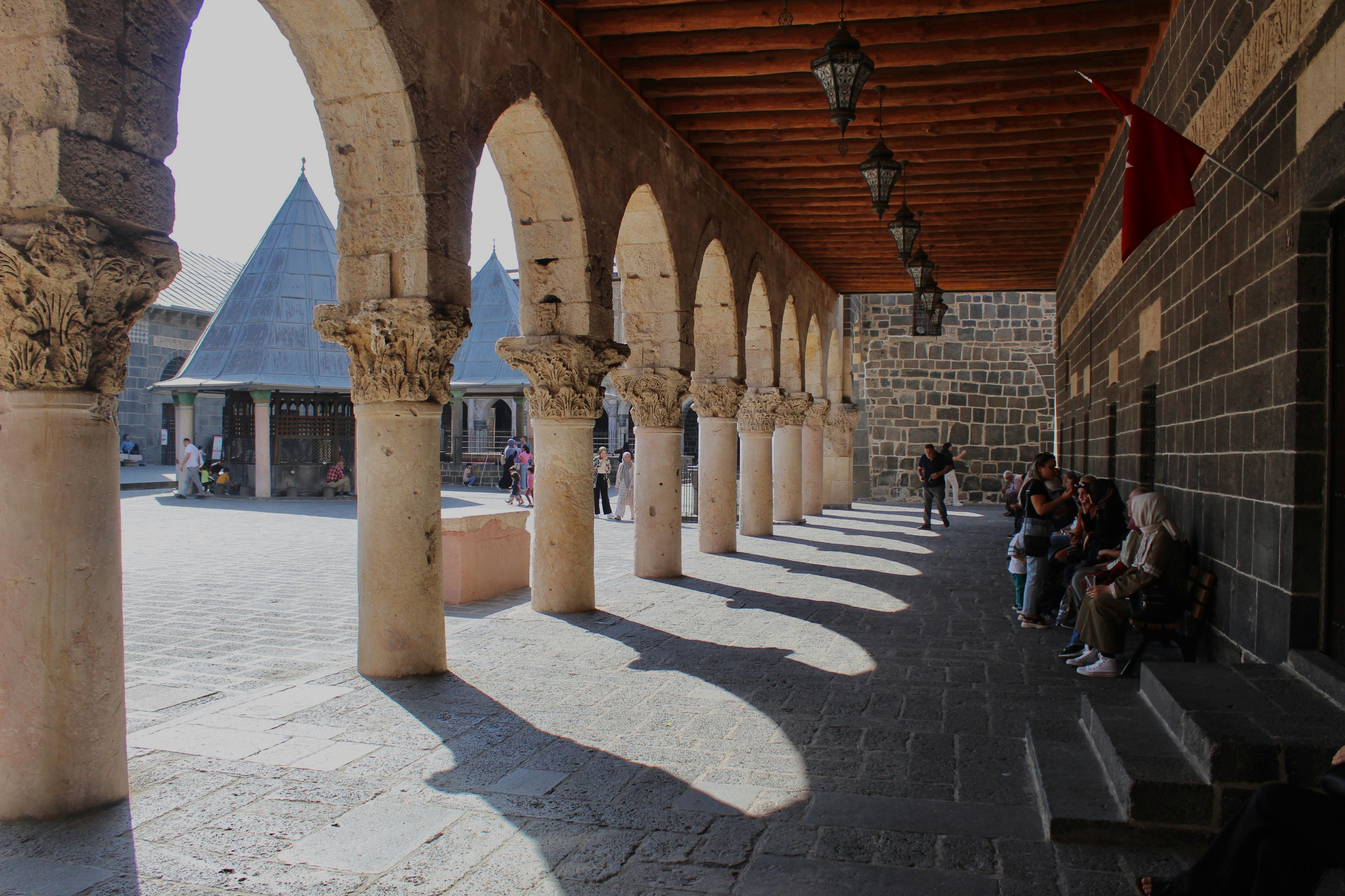 Arcade of Mosque Casting Shade · Free Stock Photo