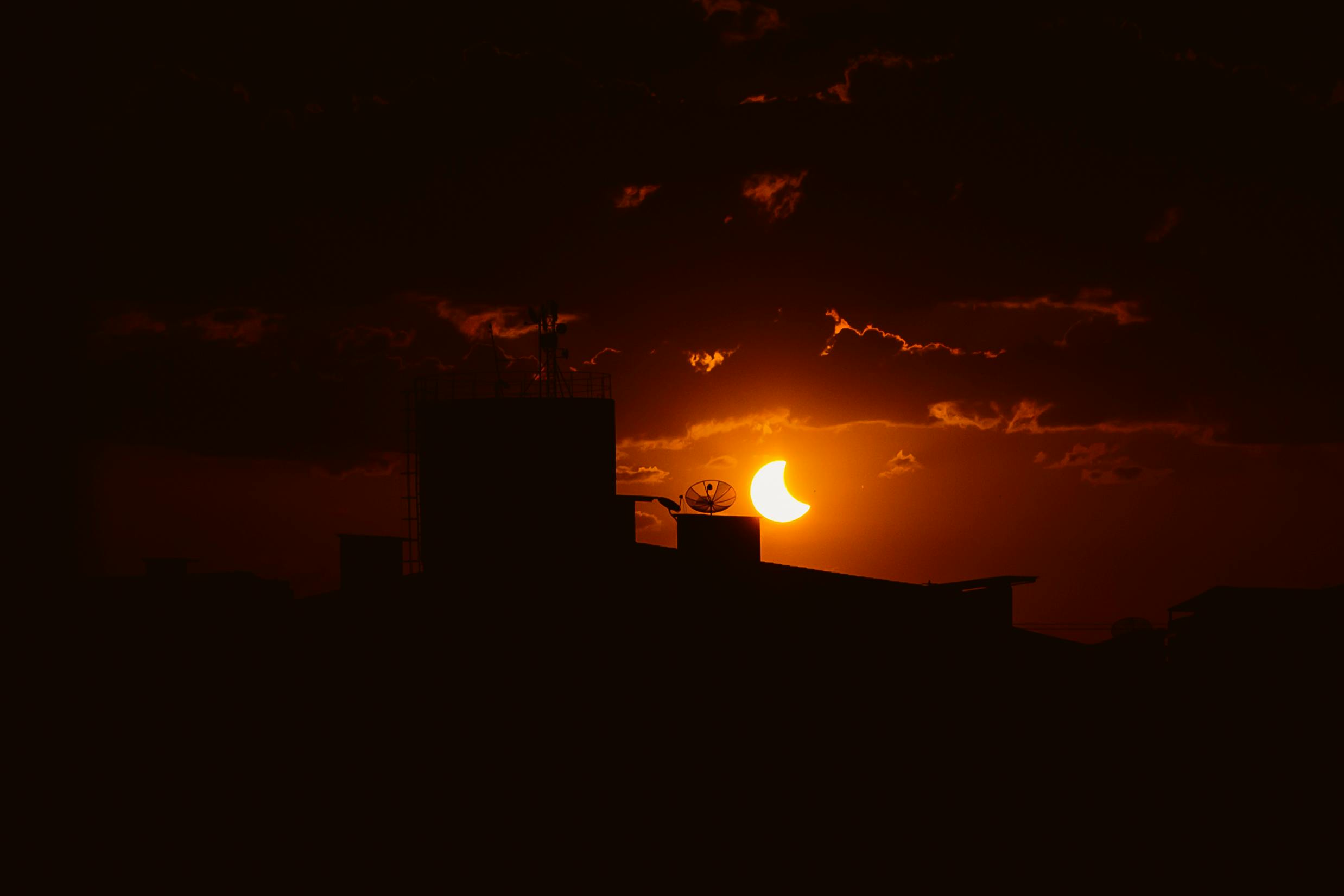 Free stock photo of evening sun