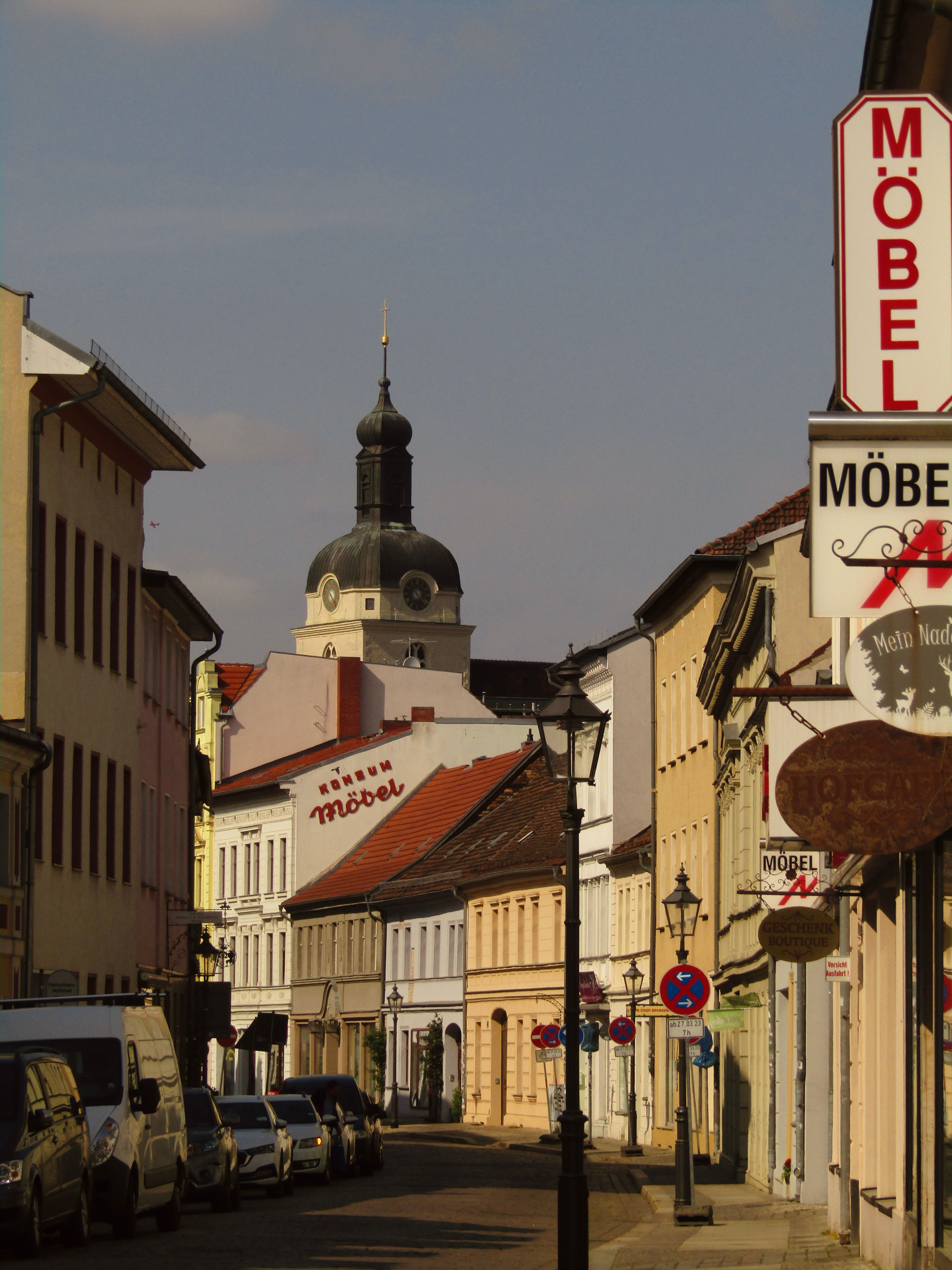 Buildings around Street in Town · Free Stock Photo