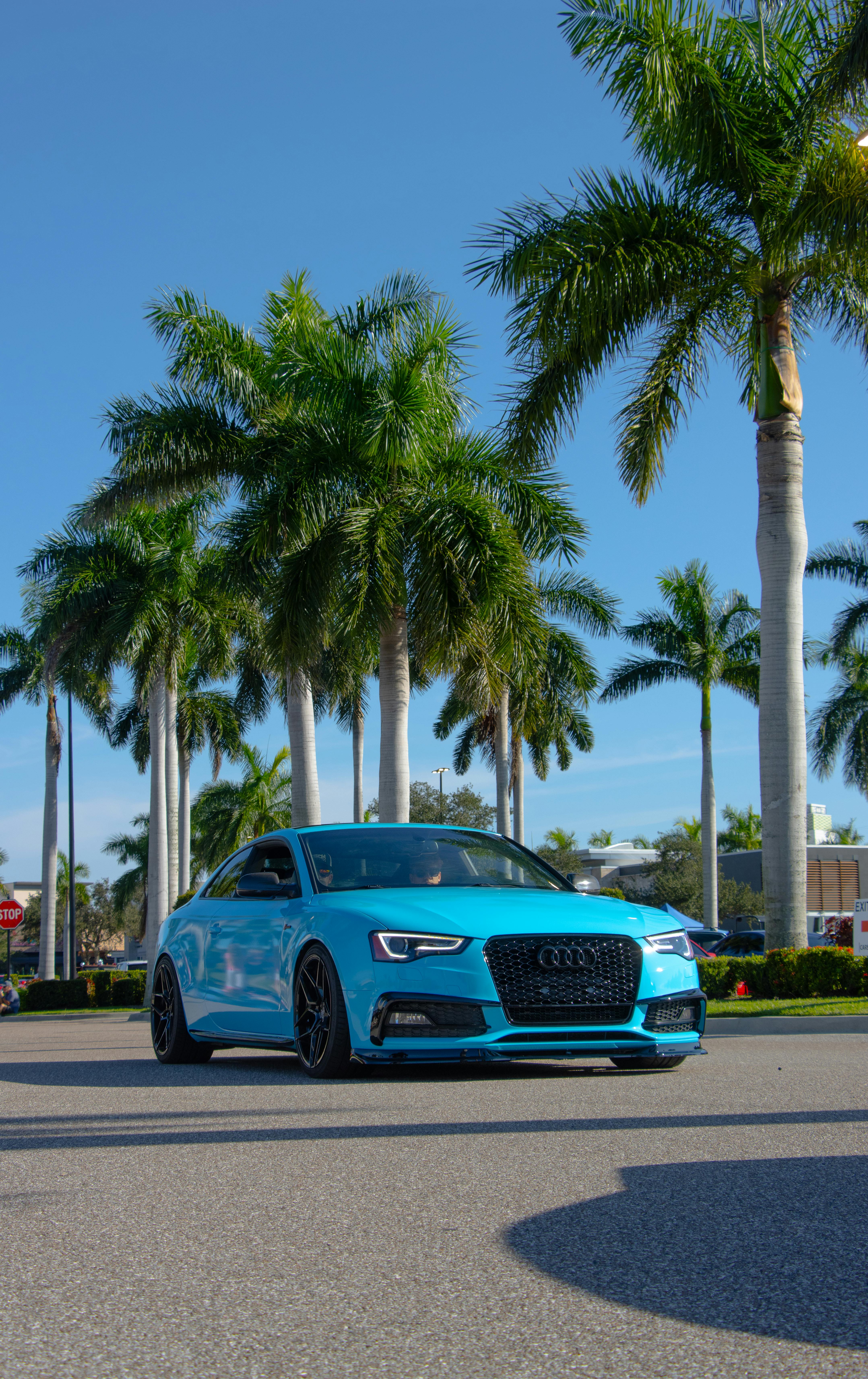 Photo of a Blue Expensive Car · Free Stock Photo