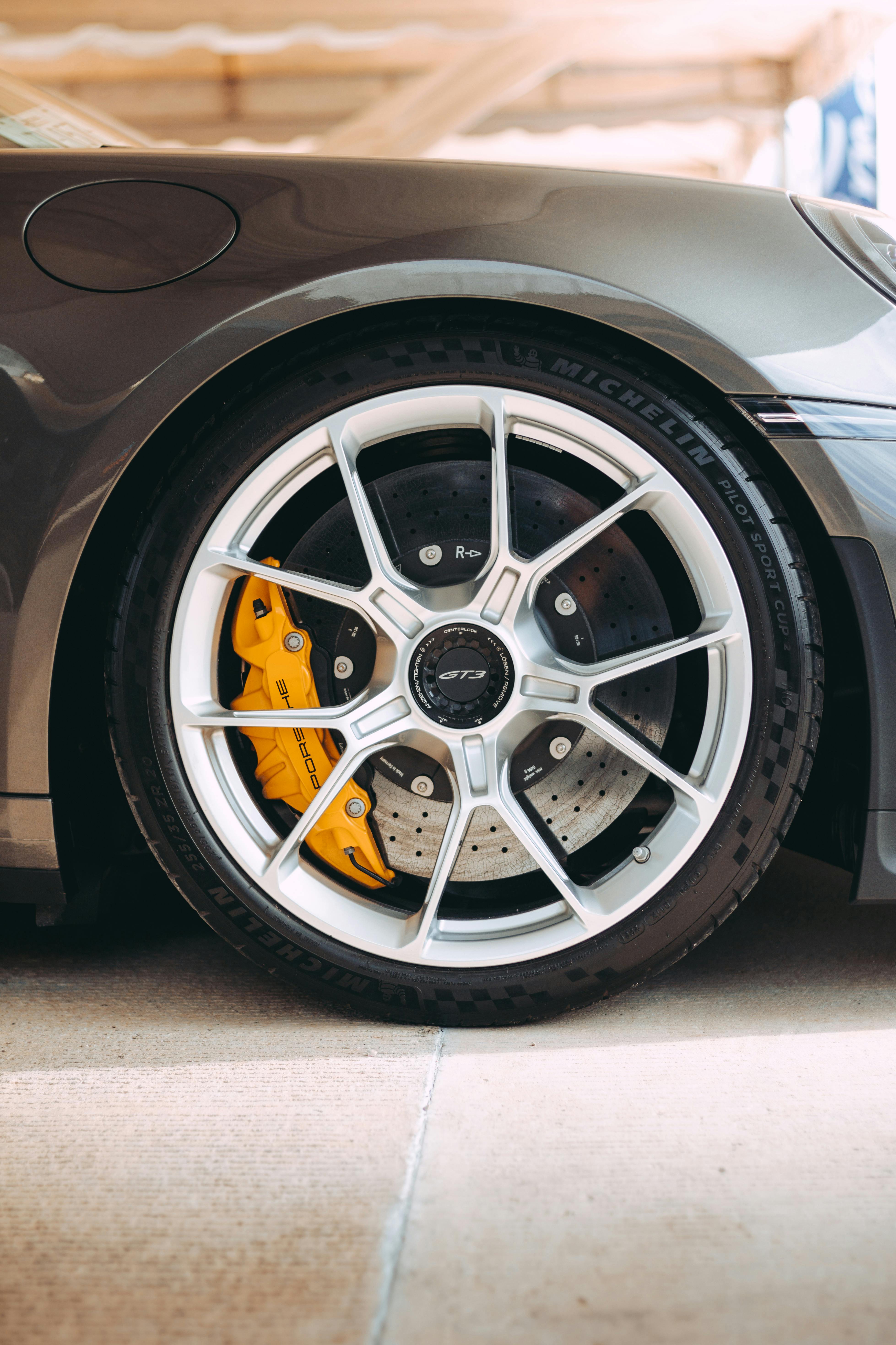Close-Up Photo of Ferrari Rim · Free Stock Photo