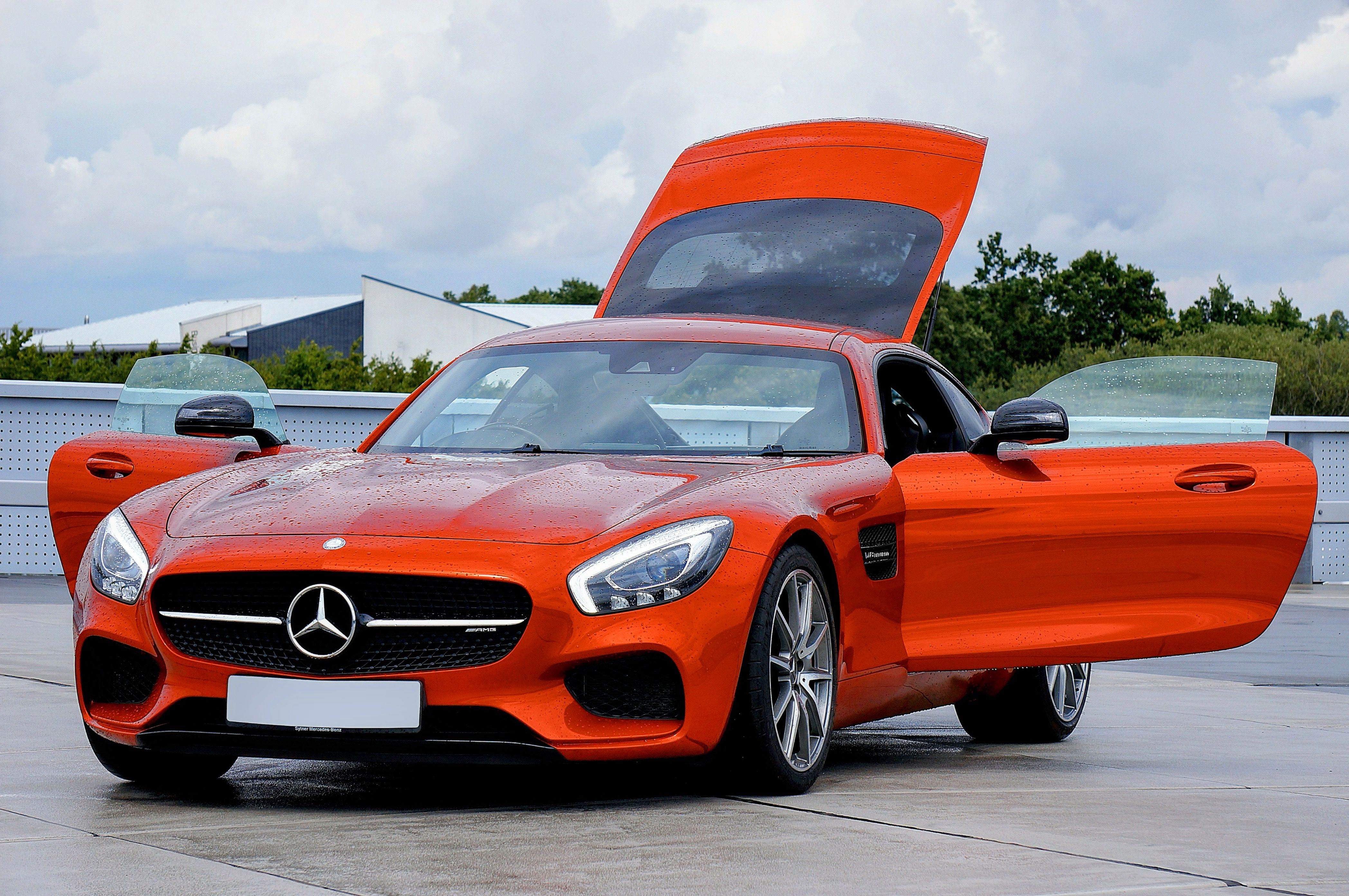 A Red Car · Free Stock Photo
