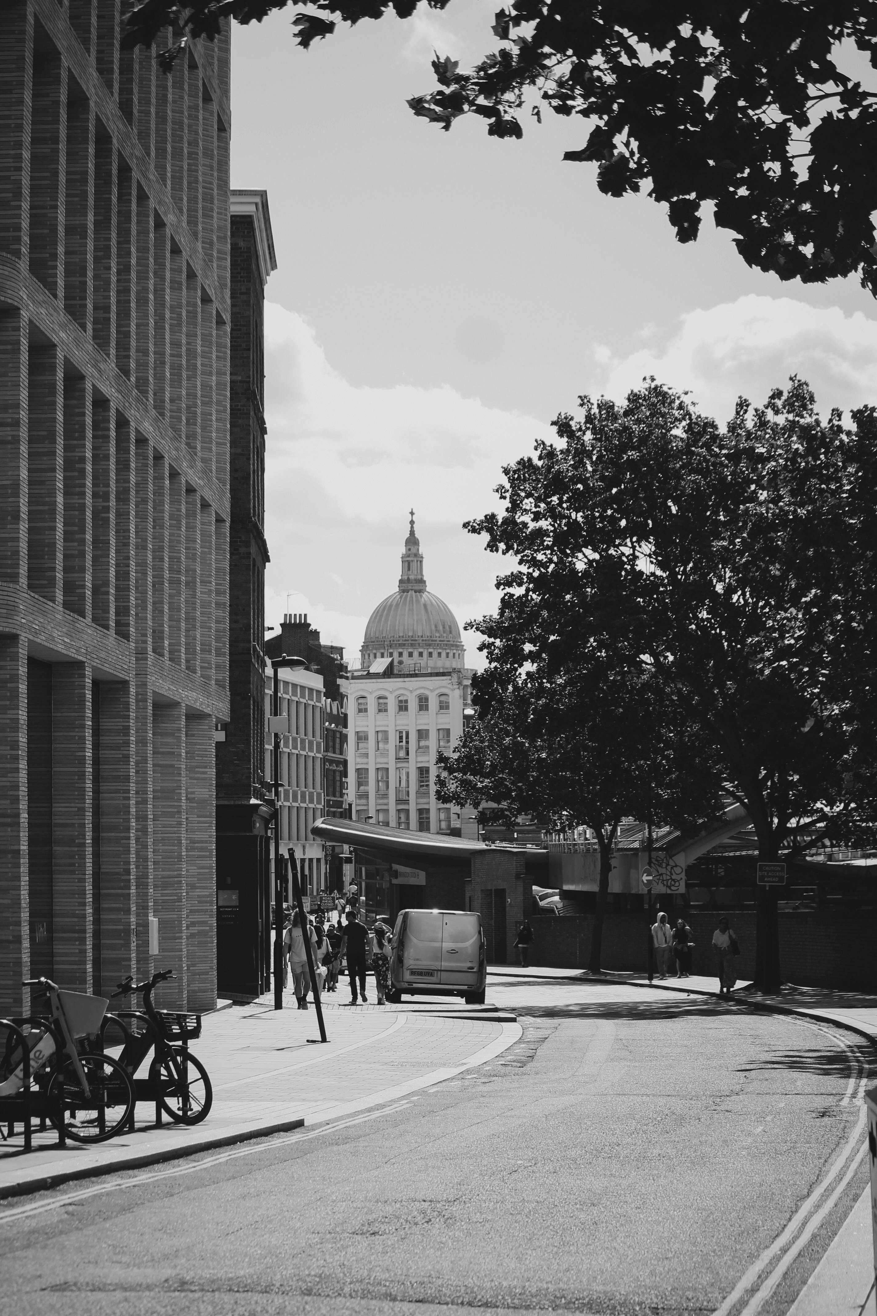 Purple Foot Bridge · Free Stock Photo