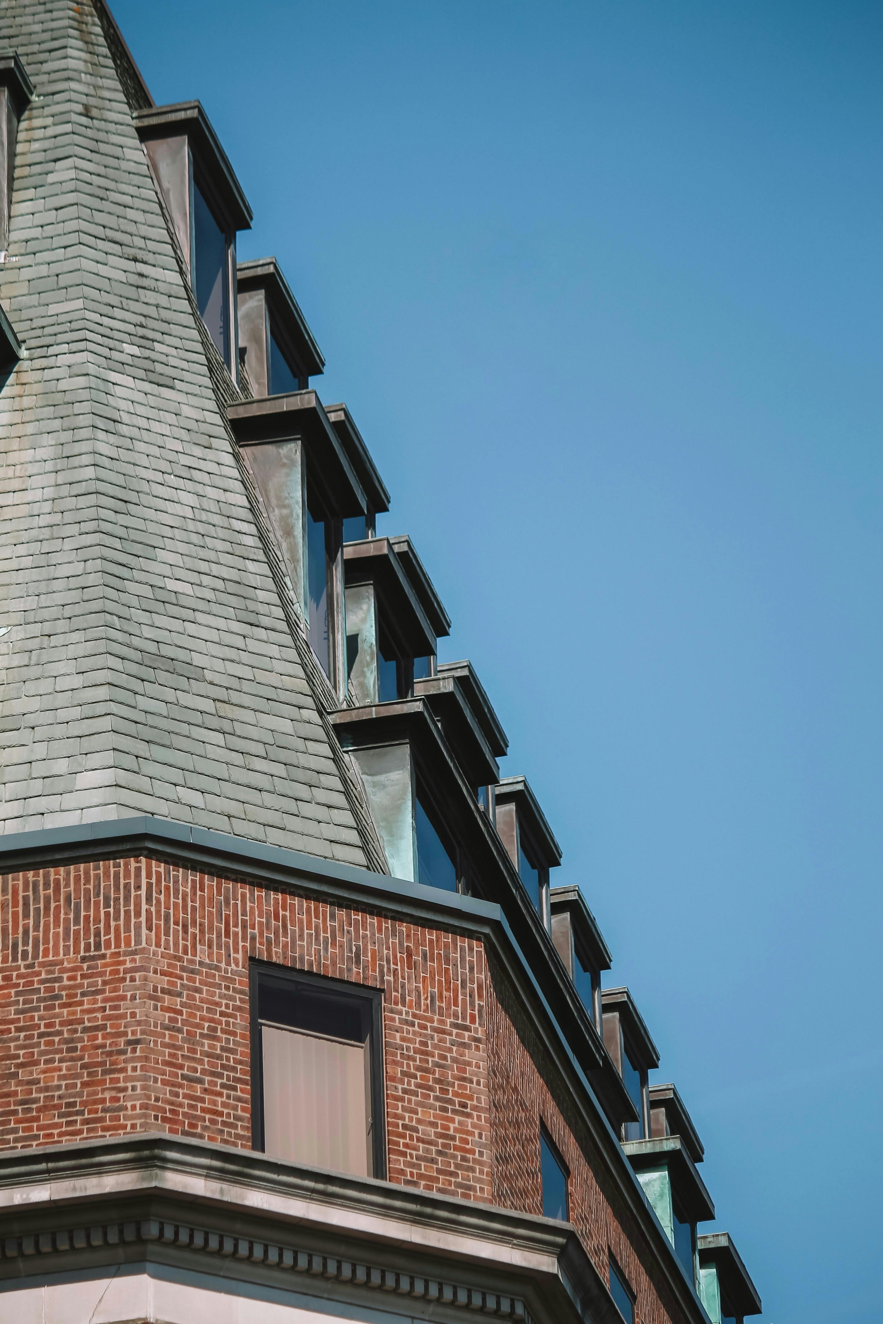 Dormer Windows on the Roof Slope · Free Stock Photo