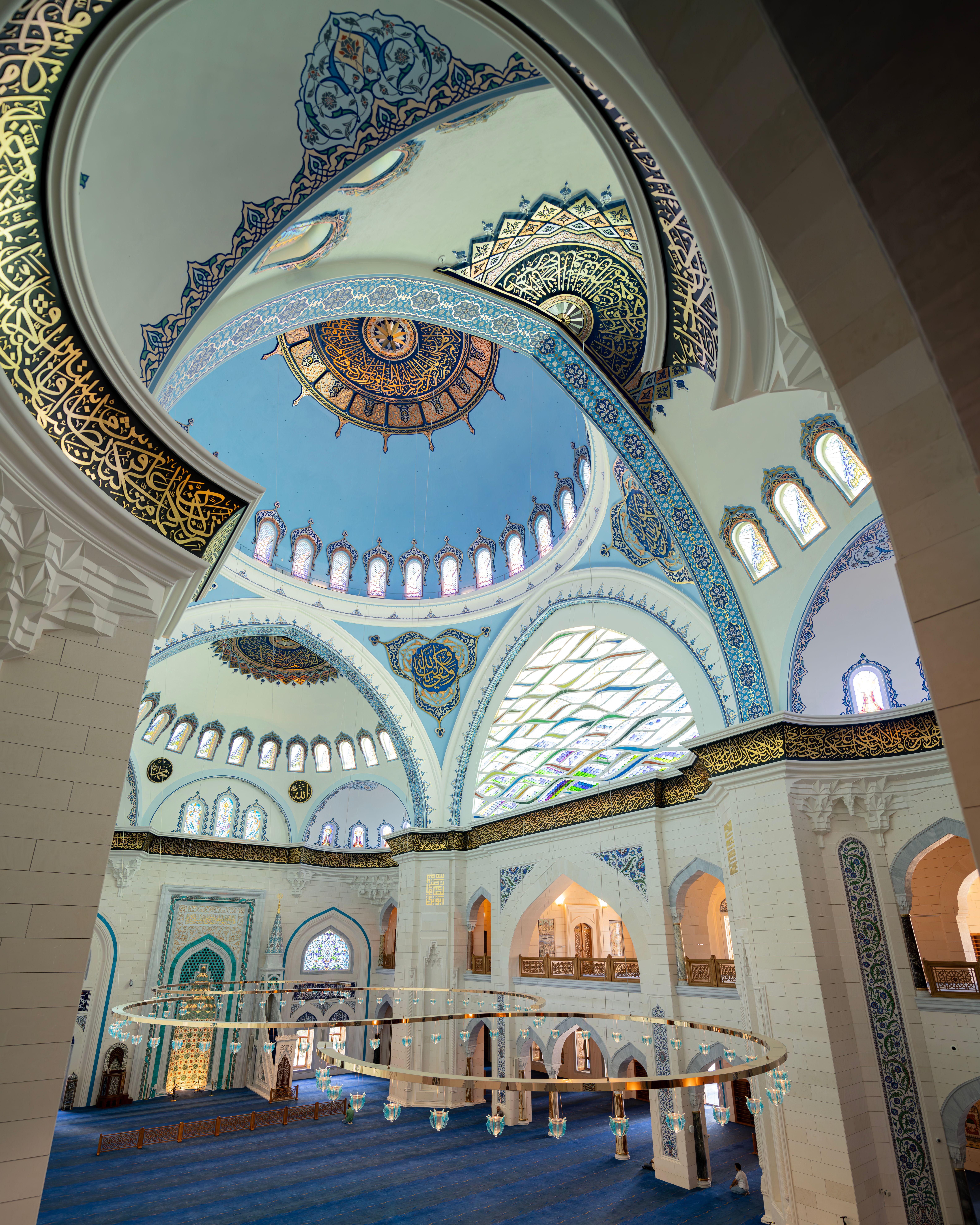 Ceiling of the Bestepe Millet Camii Mosque · Free Stock Photo