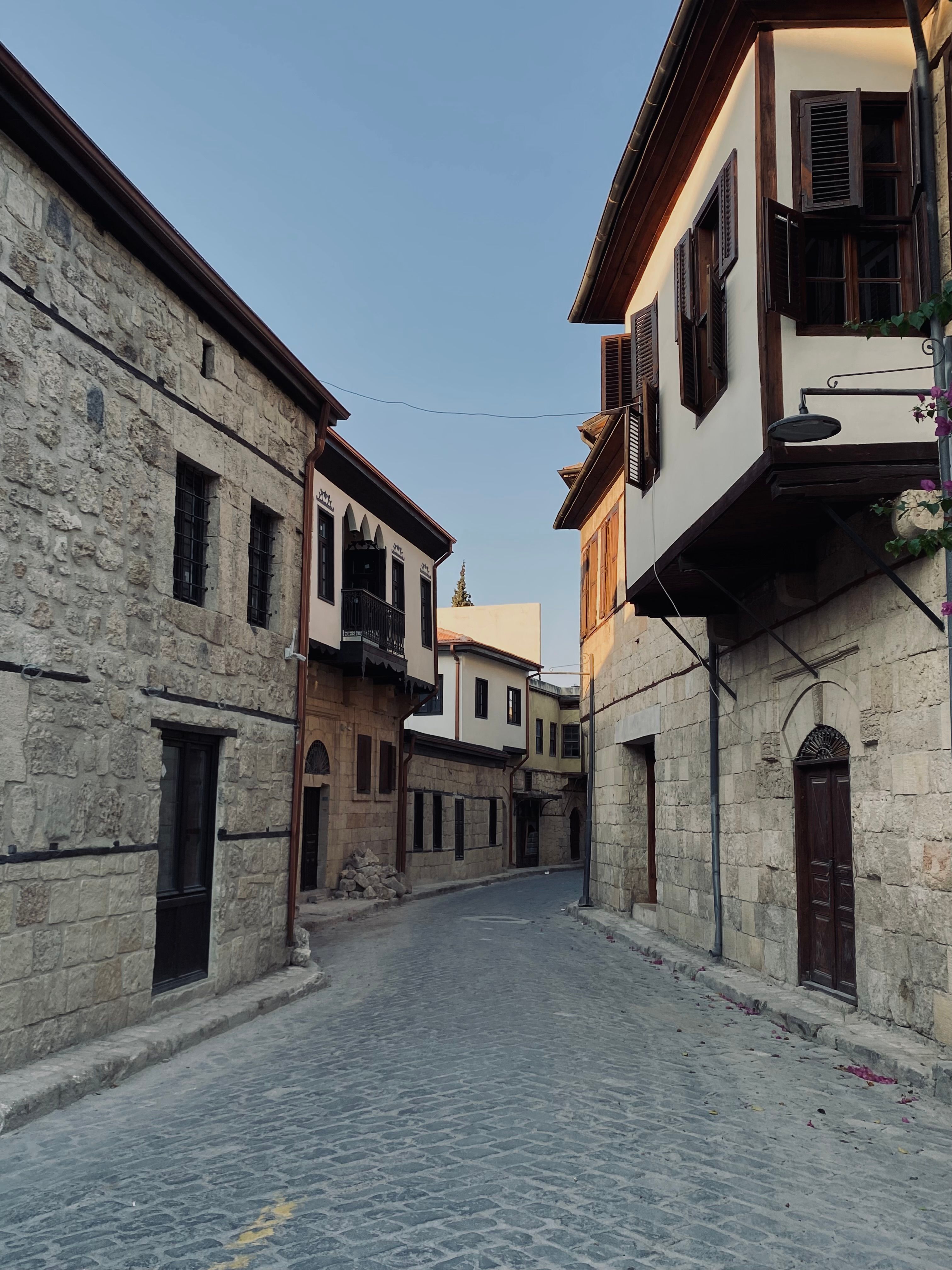 Buildings around Narrow Street in Old Town · Free Stock Photo